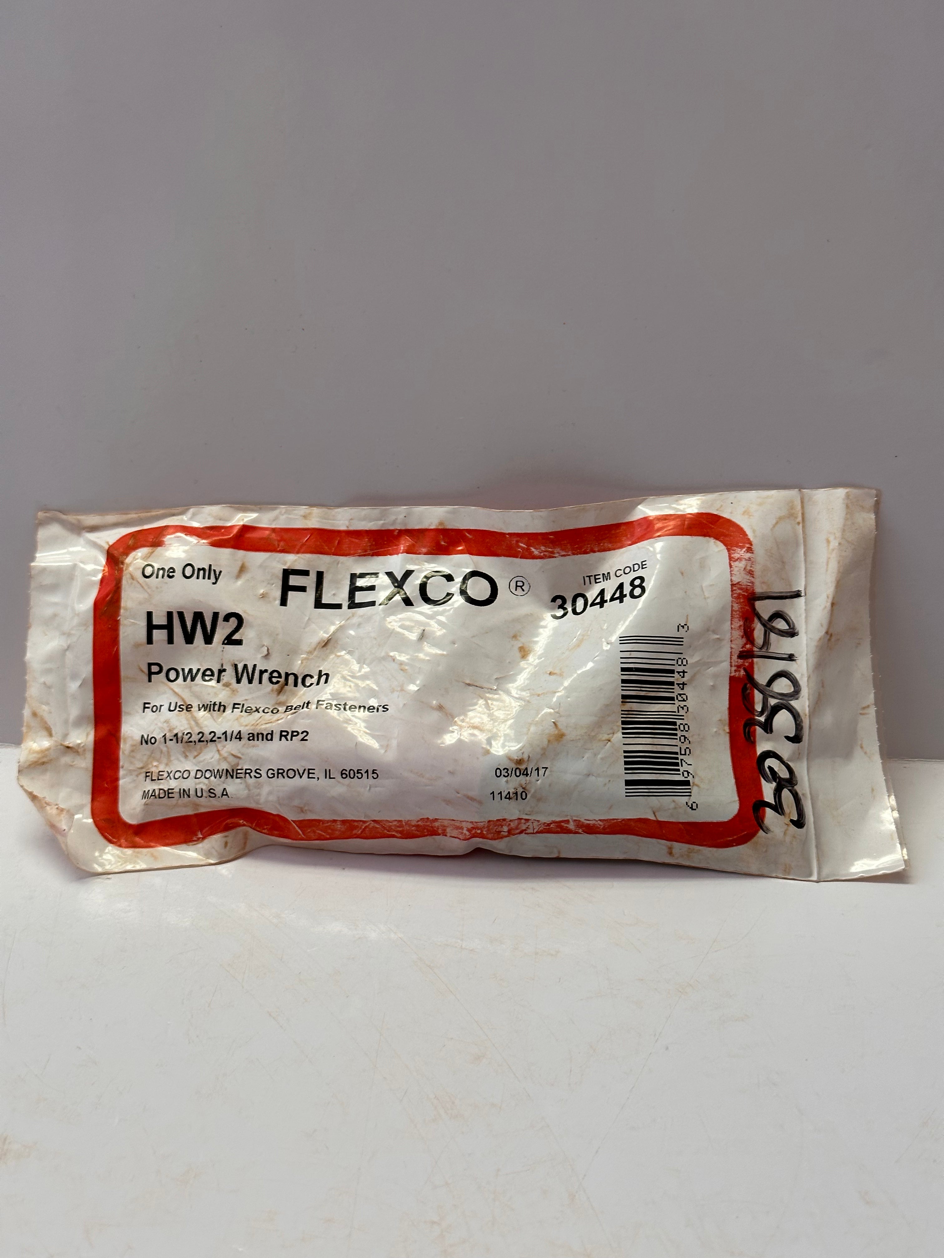 FLEXCO HW2 Power Wrench (RED) 30448 | Mining & Industrial Surplus