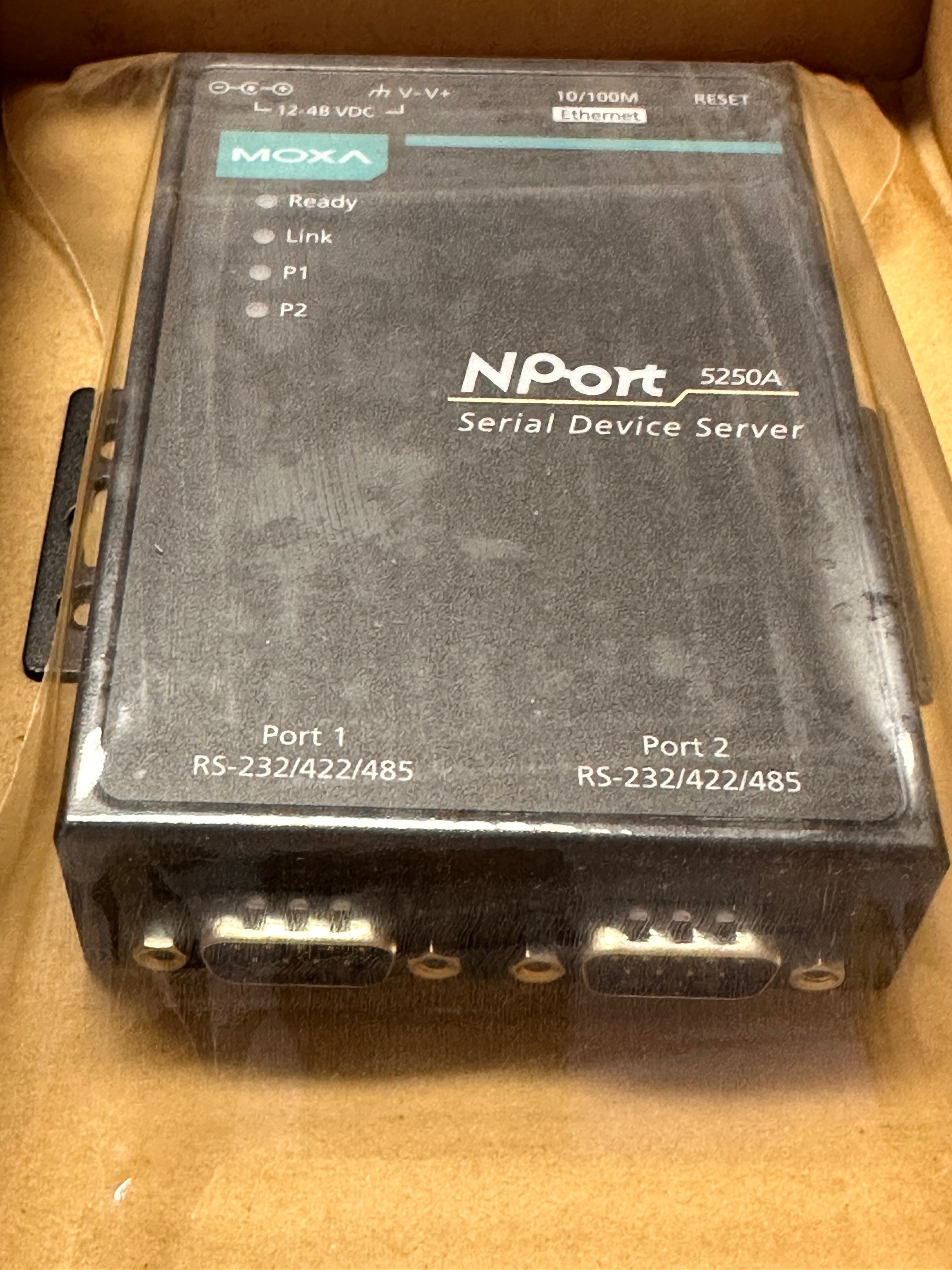 MOXA NPort 5250A-T 2 Port Device Server | Mining & Industrial Surplus
