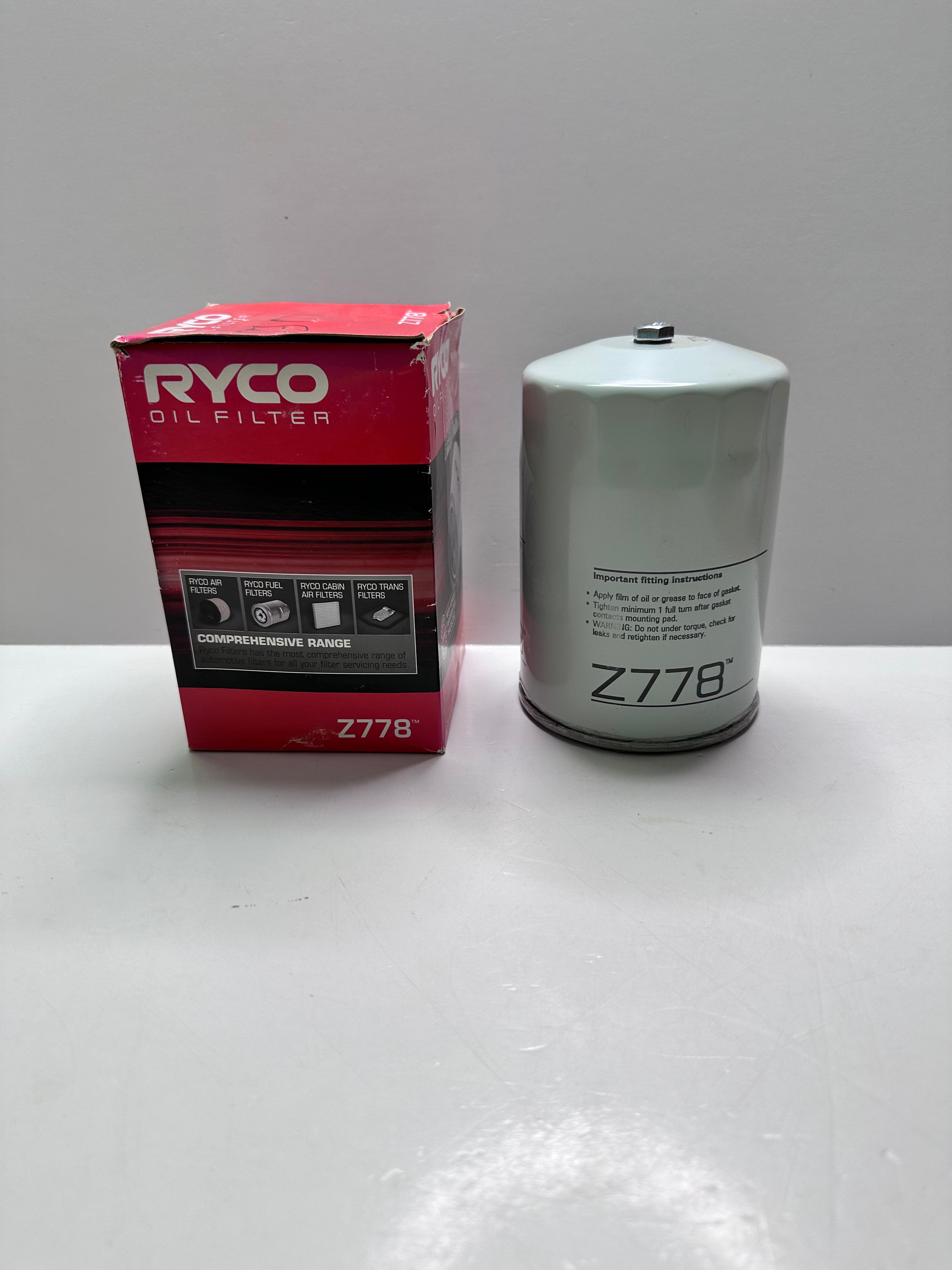 Ryco Z778 Oil / Lube Filter 15613-89105 | Mining & Industrial Surplus