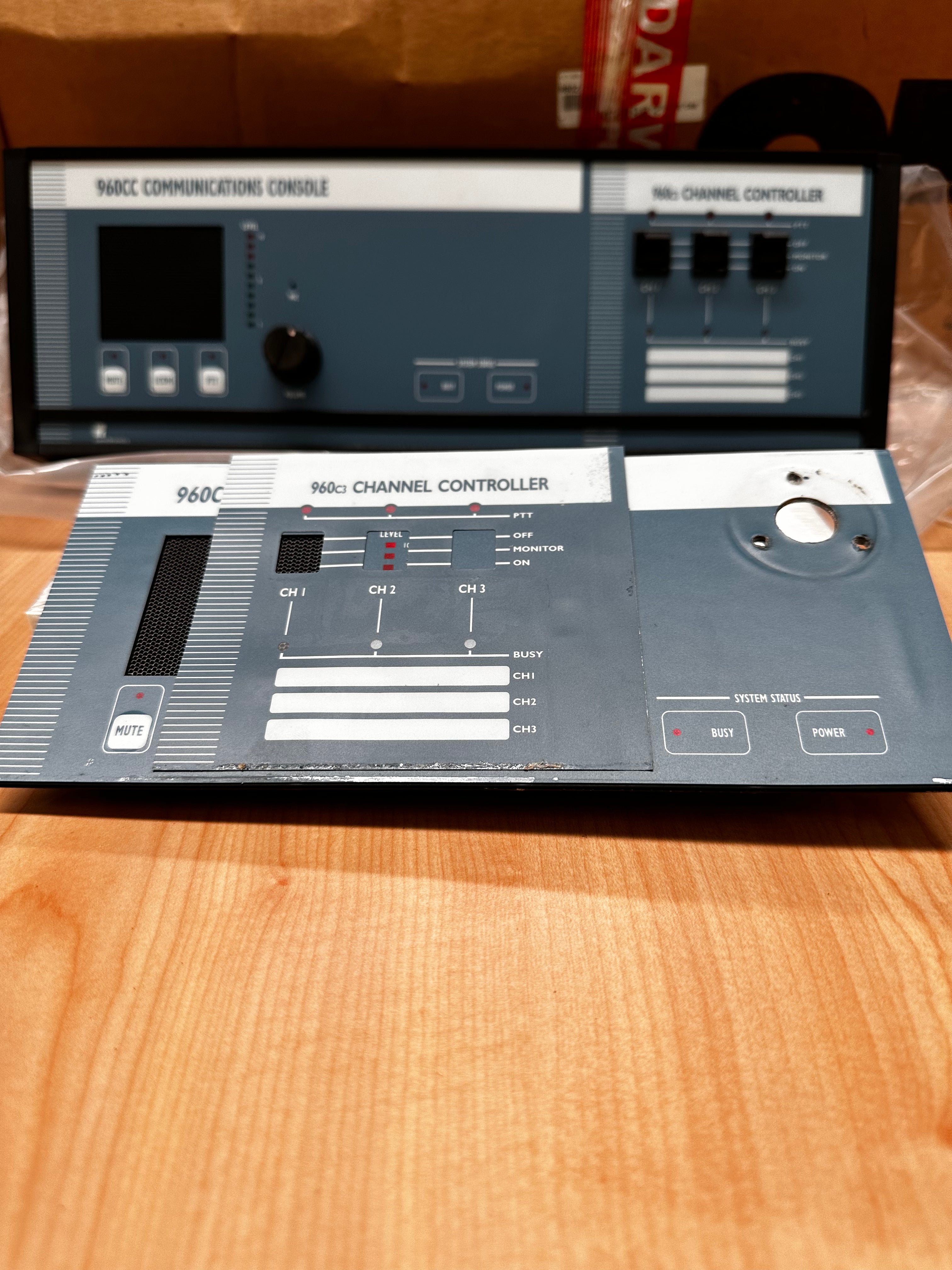 OMNITRONICS 960CC Communications Console + 960c3 Channel Controller | Mining & Industrial Surplus