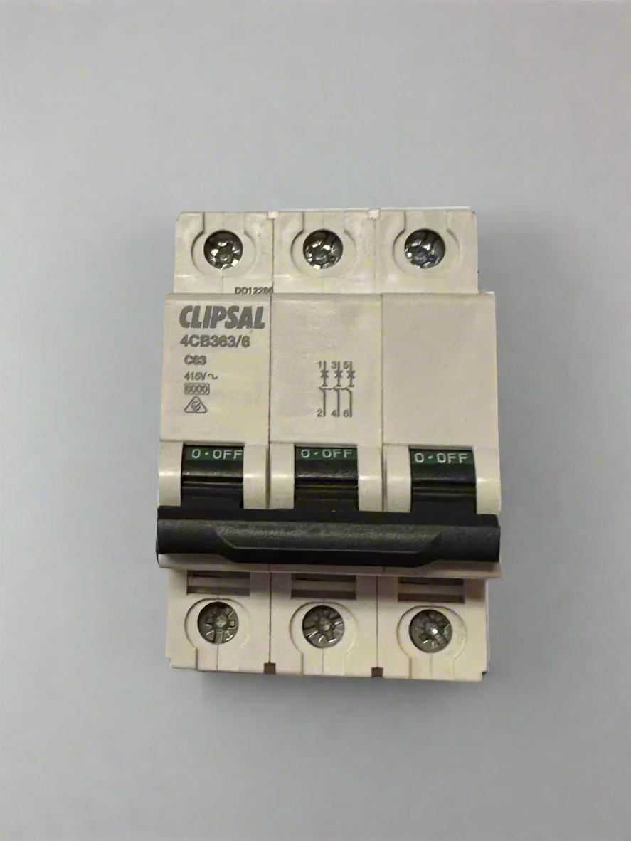 Clipsal 4CB363/6 63A 3P Miniature Circuit Breaker CLI4CB363/6 | Mining ...