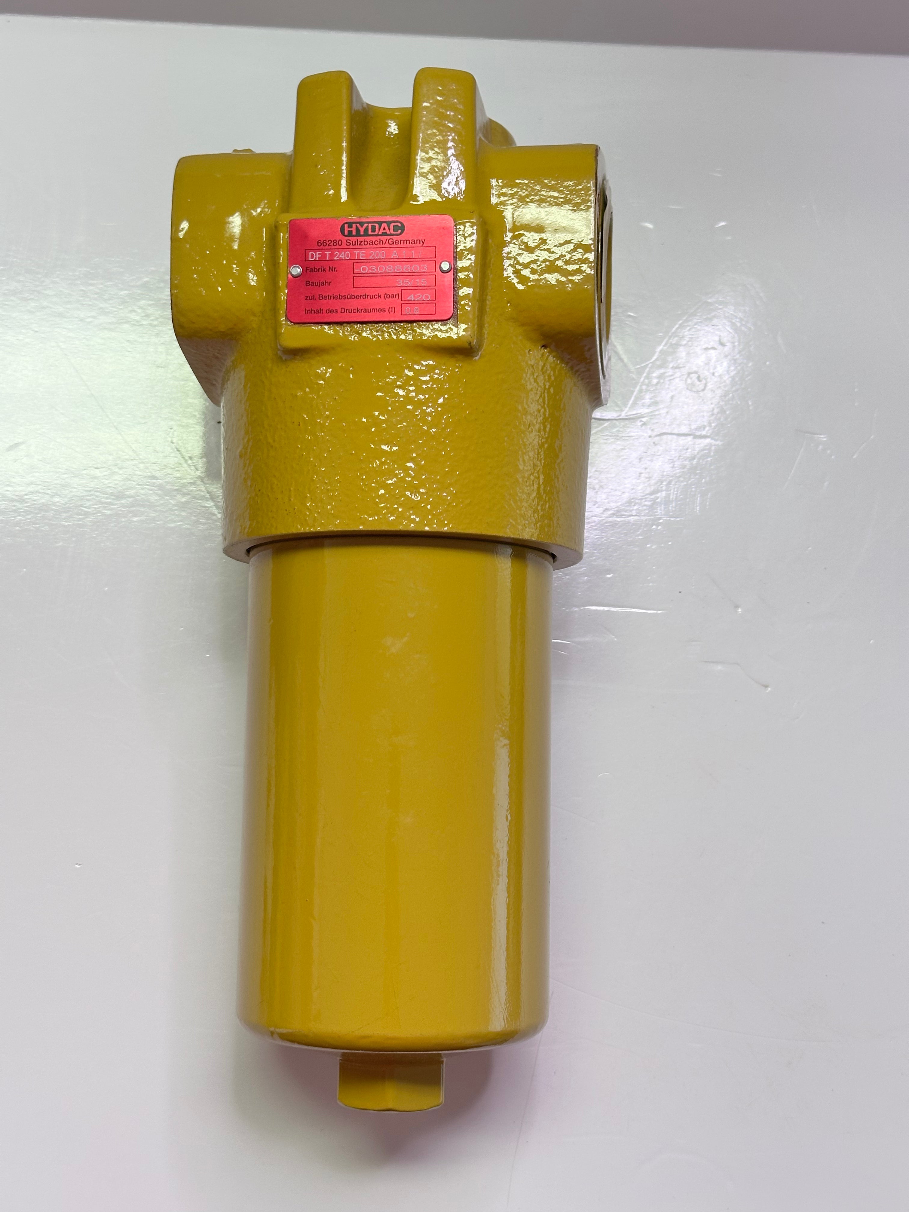 Hydac DF T 240 TE 200 A1.1 In-Line Filter 66280 | Mining & Industrial ...