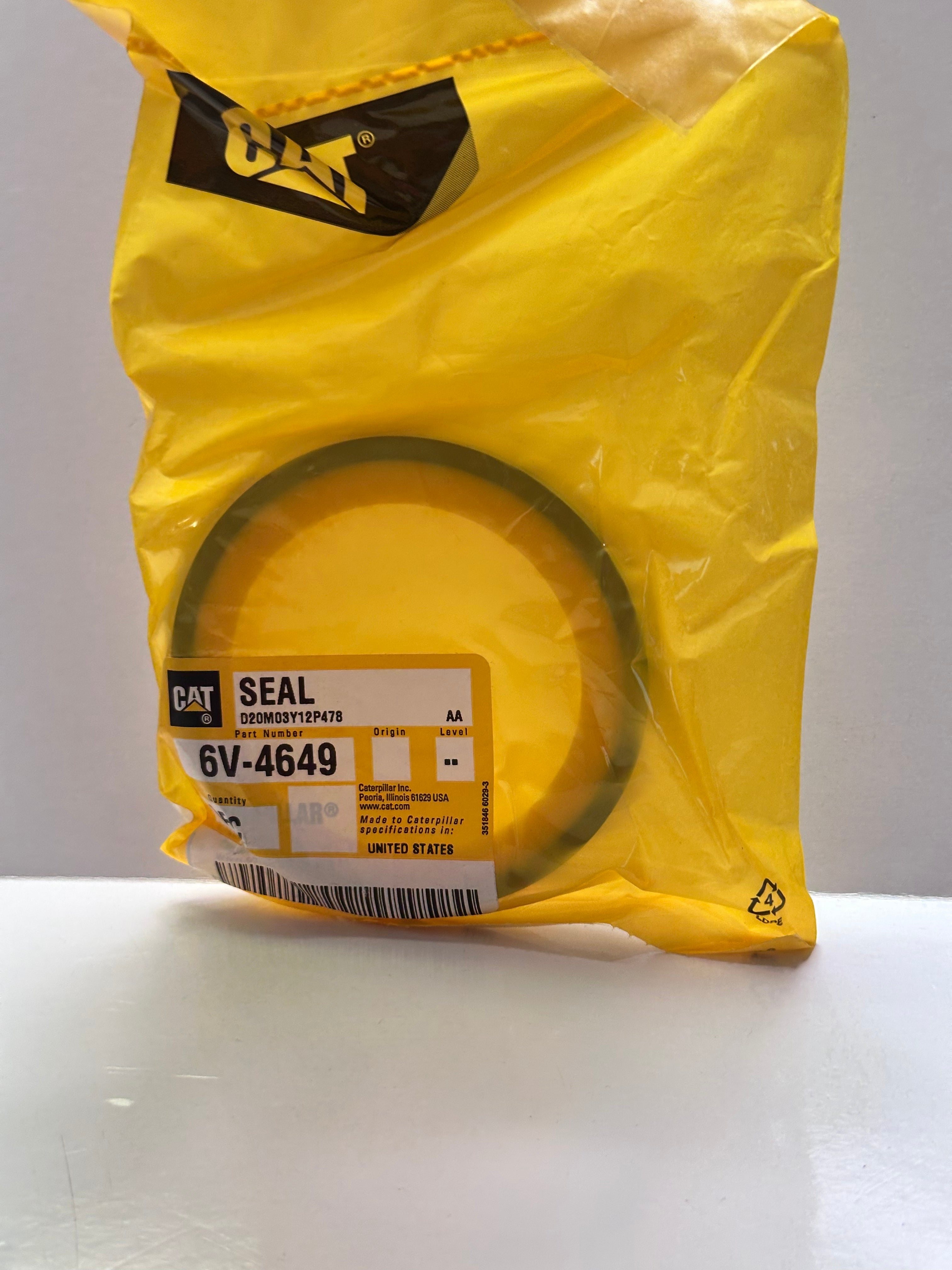 Caterpillar CAT 6V-4649 U-Cup Seal | Mining & Industrial Surplus