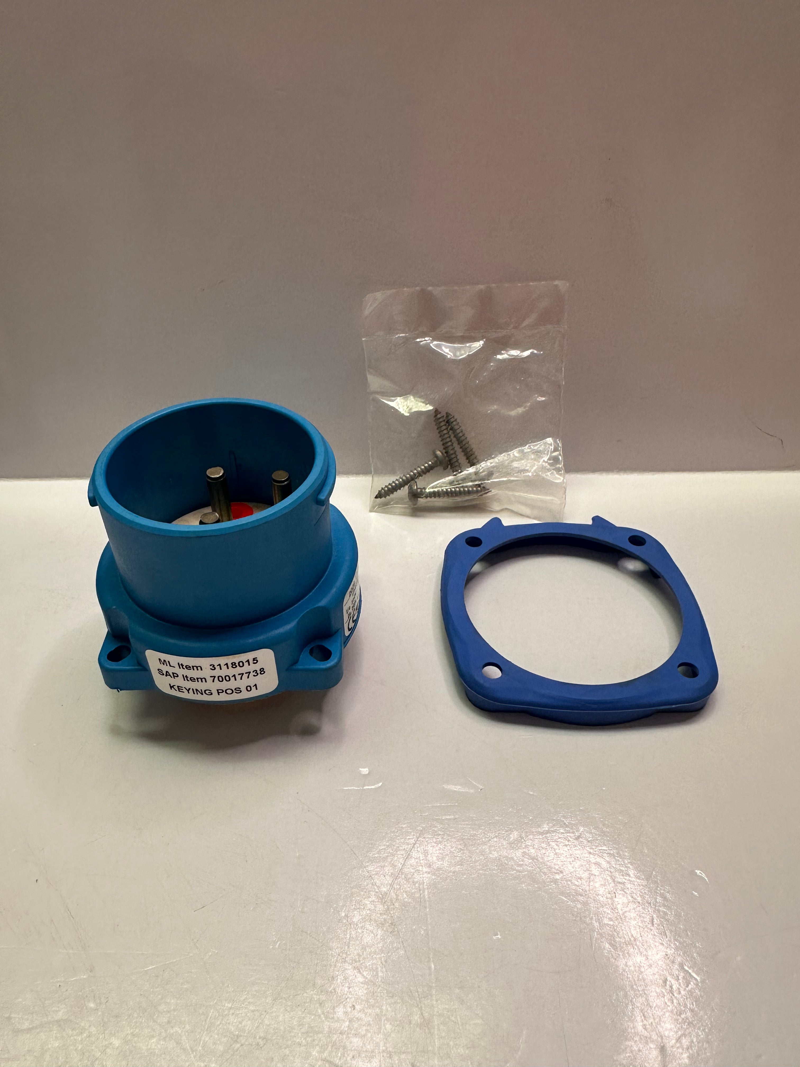 Marechal 3118015 DS1 Decontactor Socket Outlet 30A, 250V Blue Poly ...