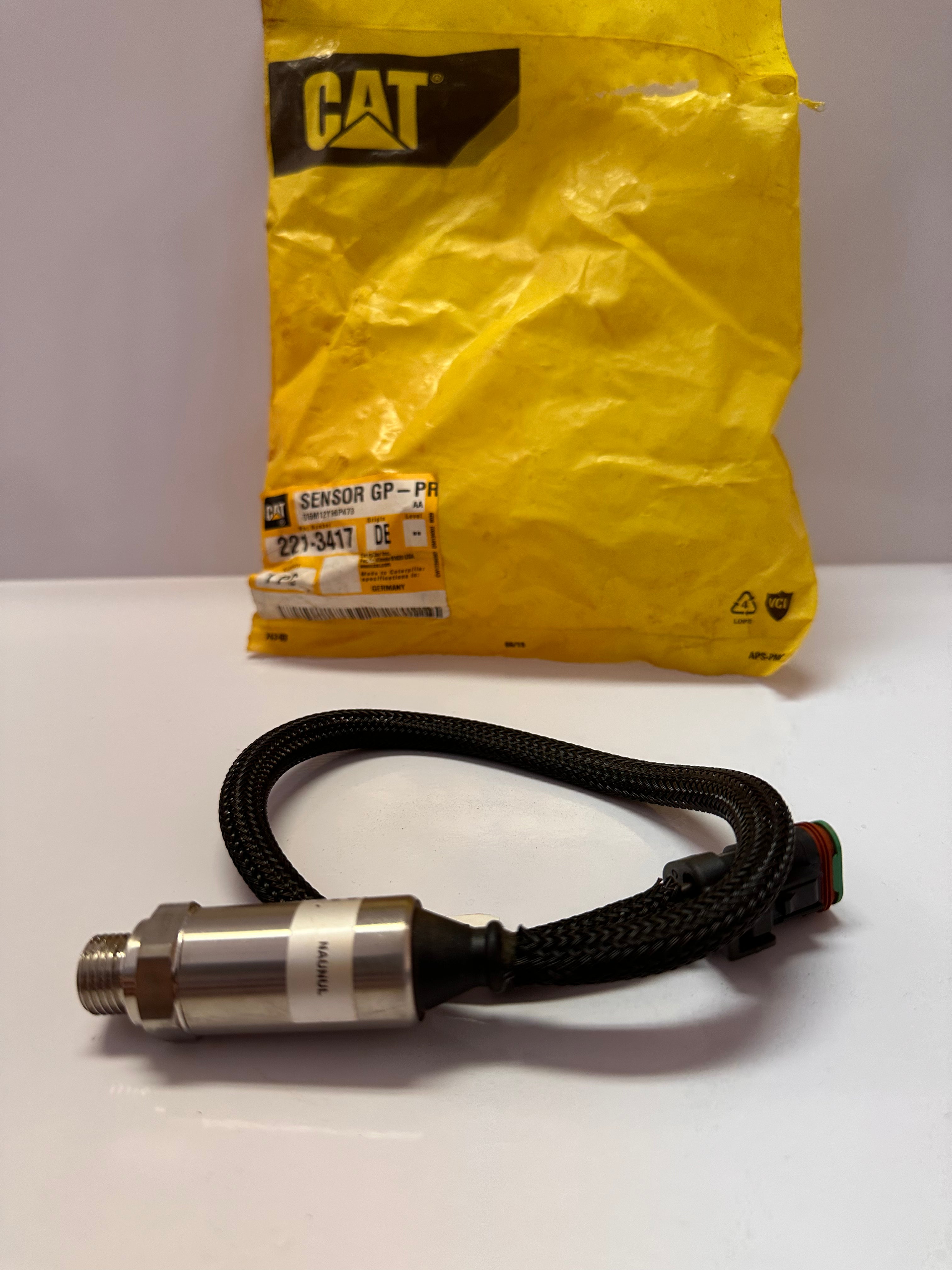 CAT 221-3417 Sensor GP-PR / Pressure Sensor | Mining & Industrial Surplus
