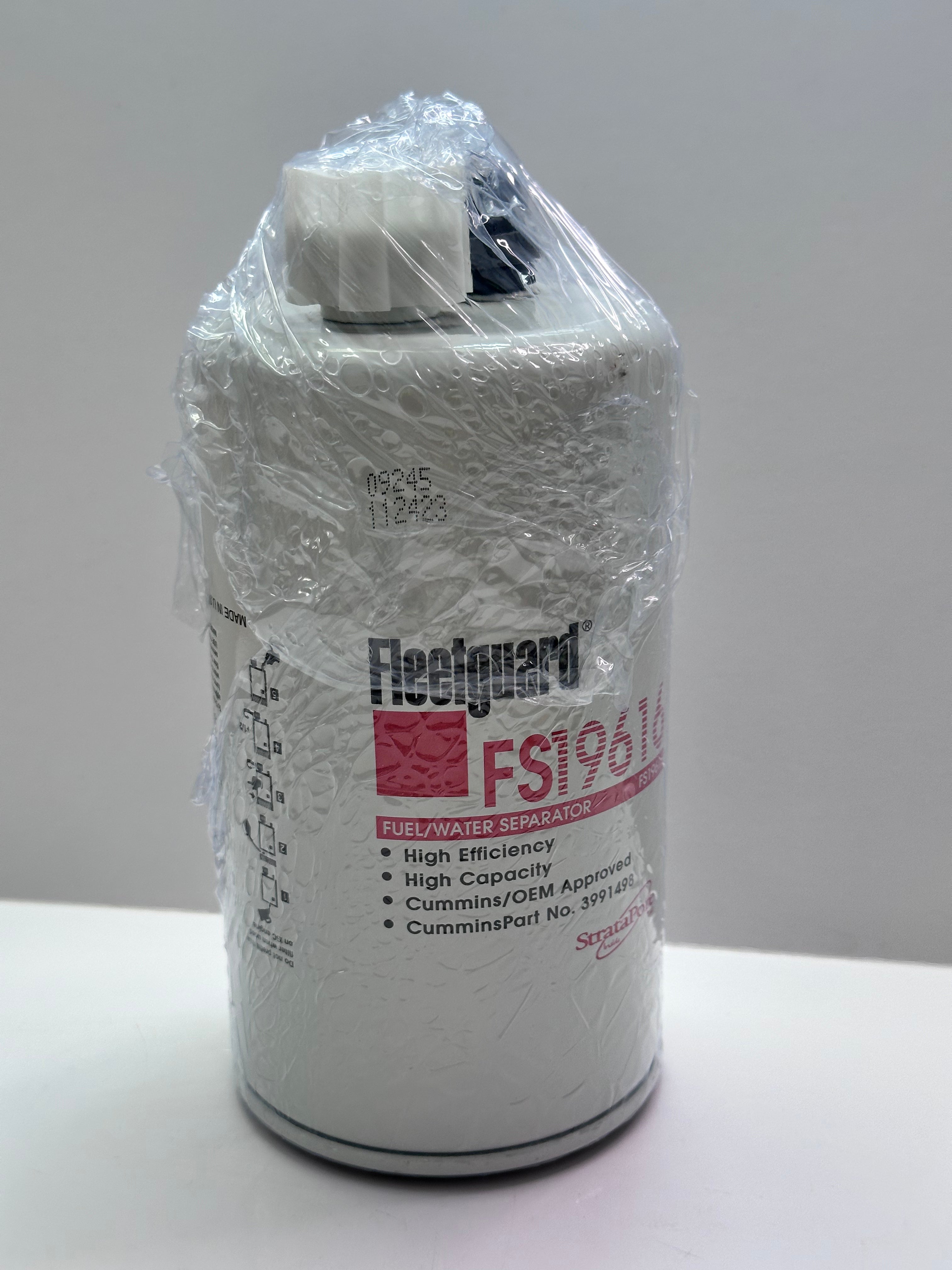 Fleetguard FS19616 Fuel/Water Separator Filter - Cummins 3991498 ...