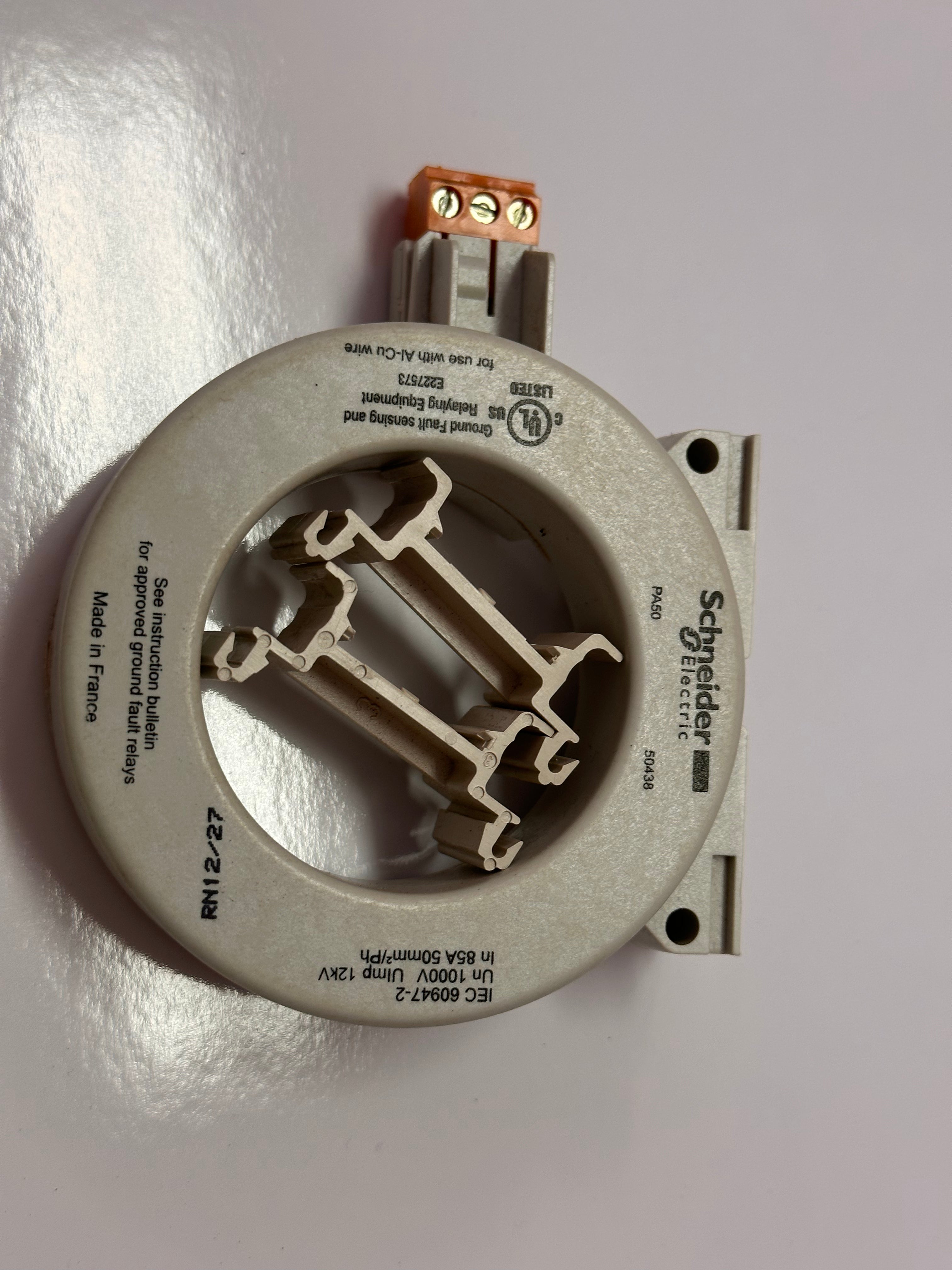 Schneider PA50 Series Toroidal Ring Current Transformer 50438 | Mining ...