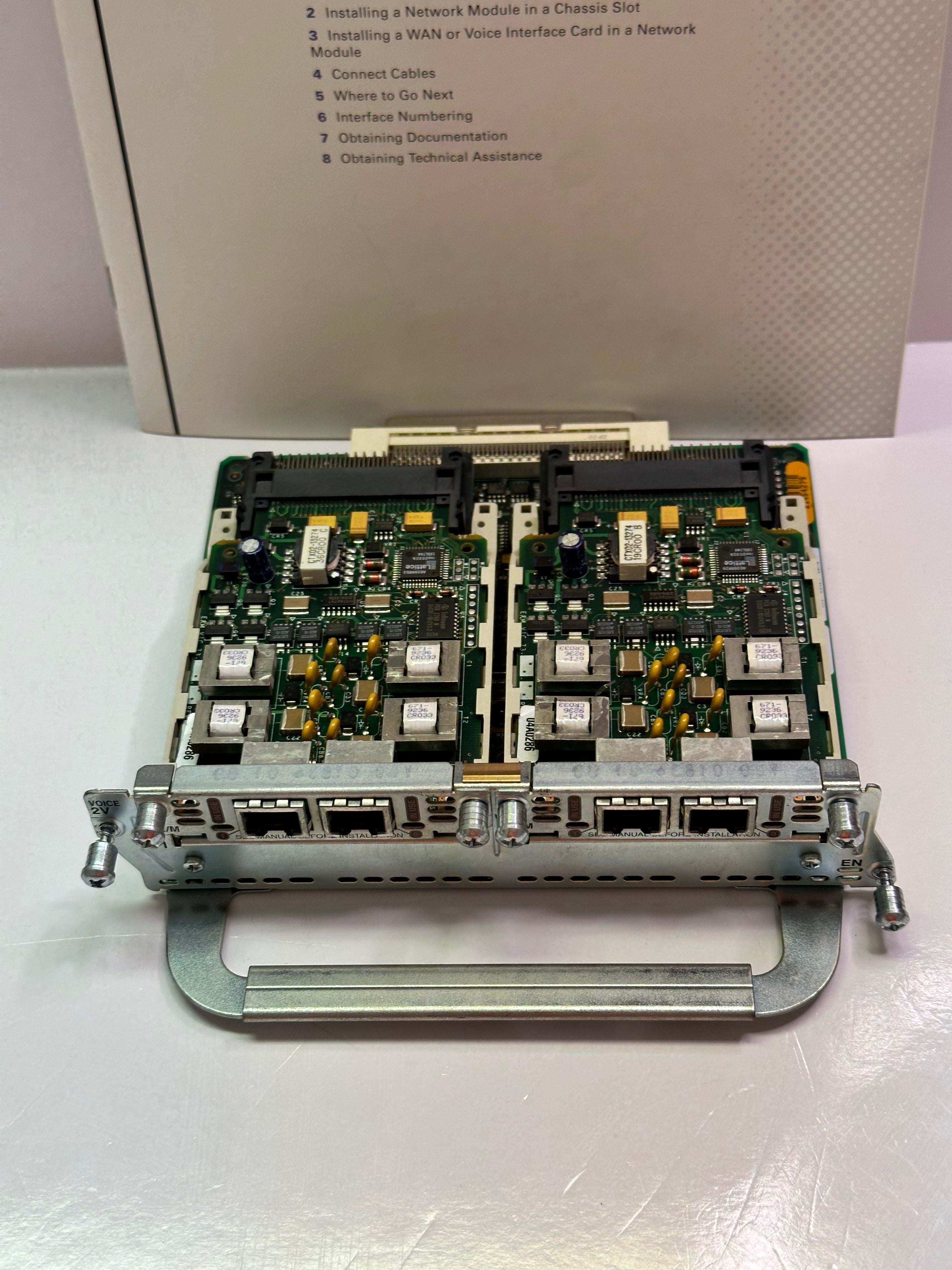 Cisco Systems VIC-2E/M Chips for 2600/3600 Series NM-2 + Two interface ...