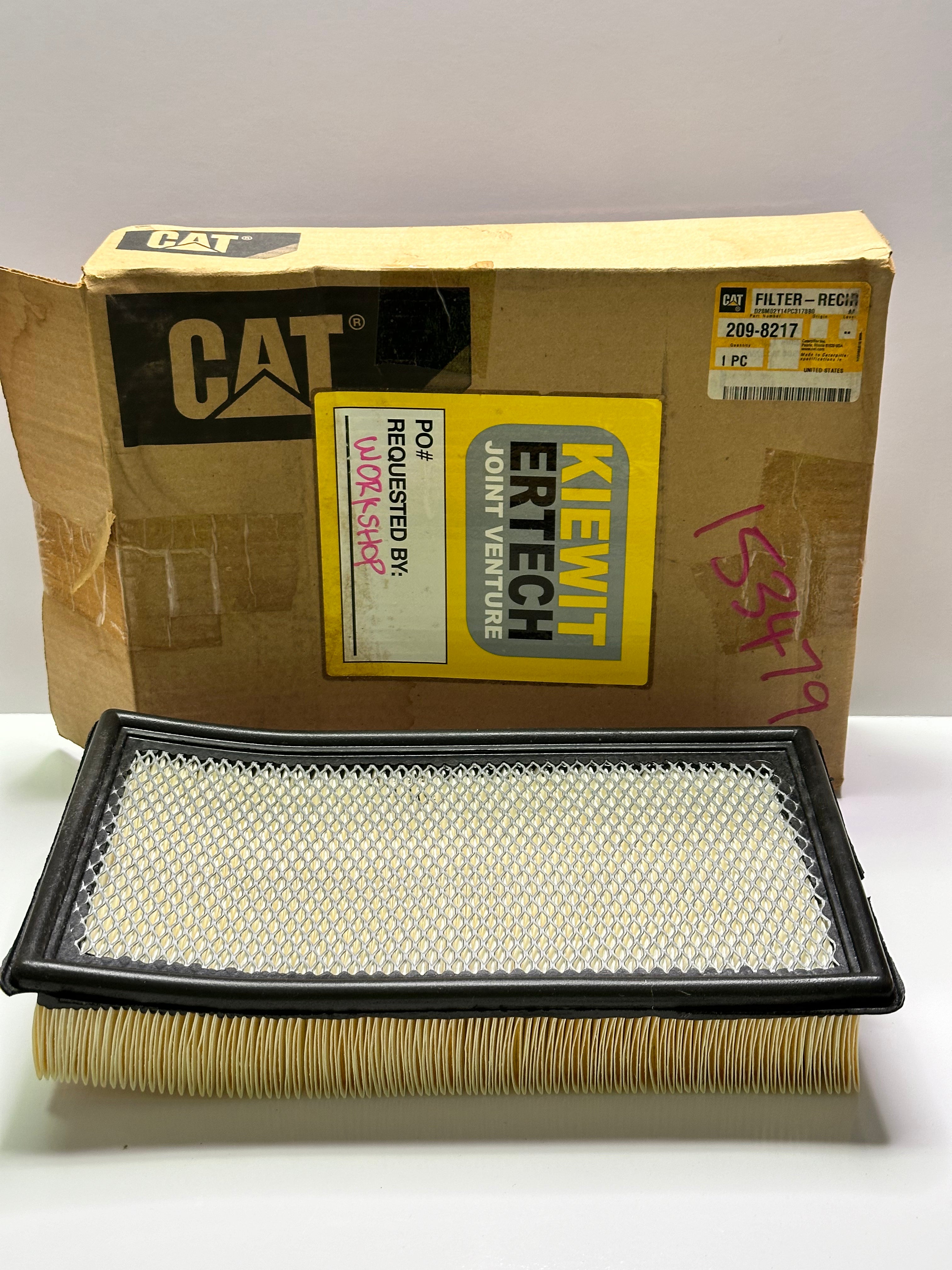 Caterpillar CAT 209-8217 Standard Efficiency Cabin Air Filter | Mining ...