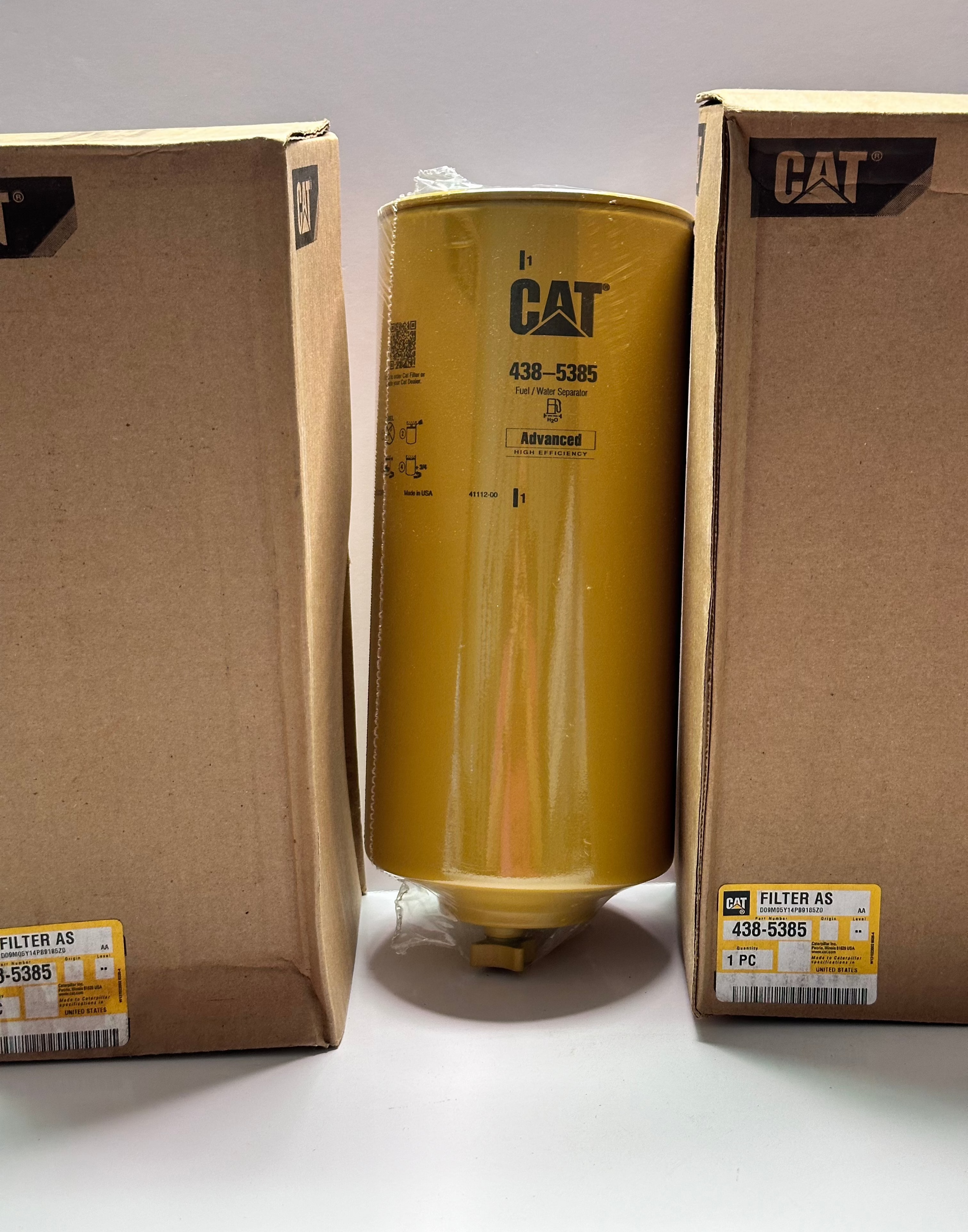 438-5385 Advanced Efficiency Fuel Water Separator - Genuine CAT part ...