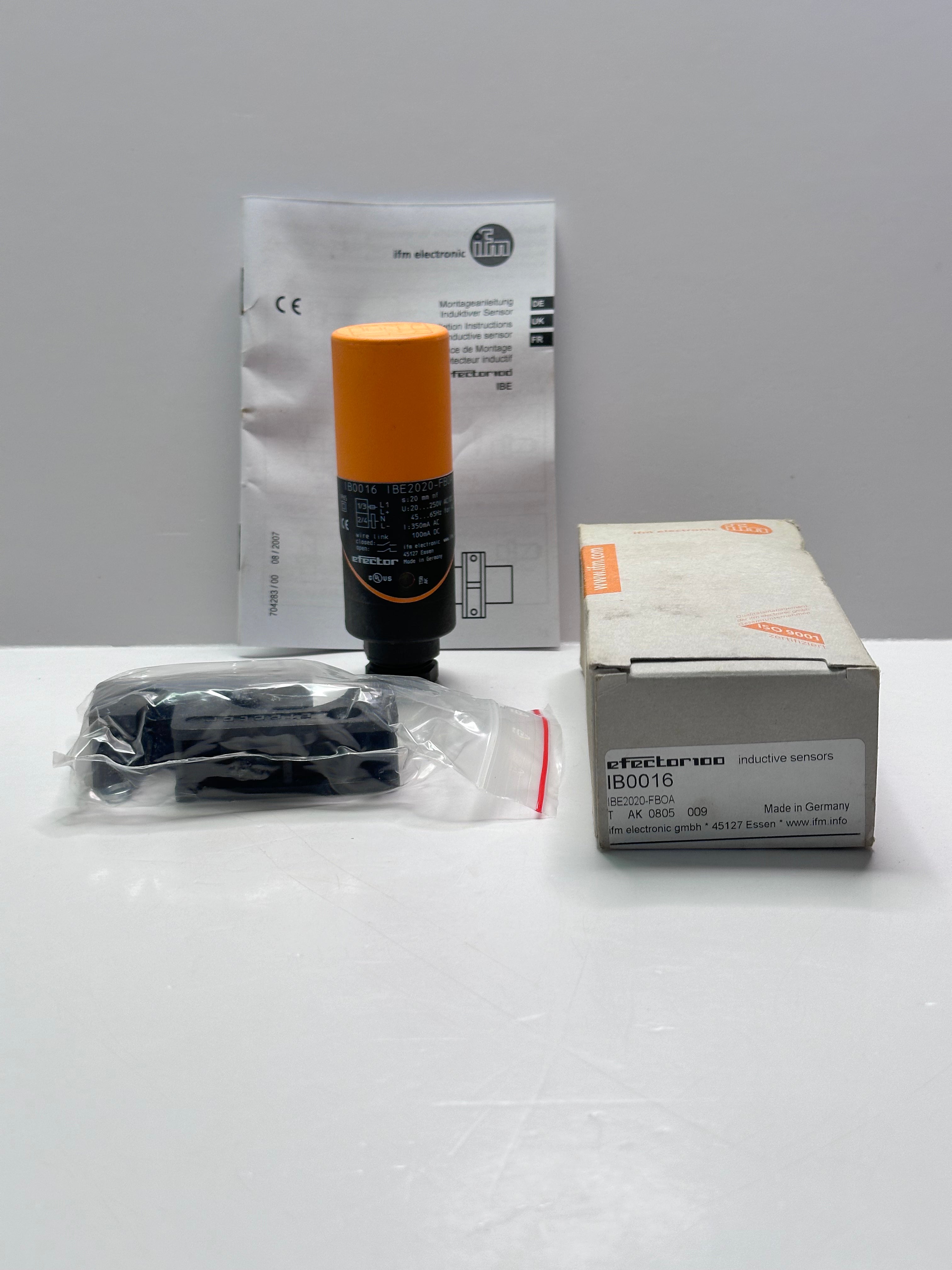 iFm IB0016 Barrel Inductive Sensor IBE2020-FBOA Efector | Mining ...