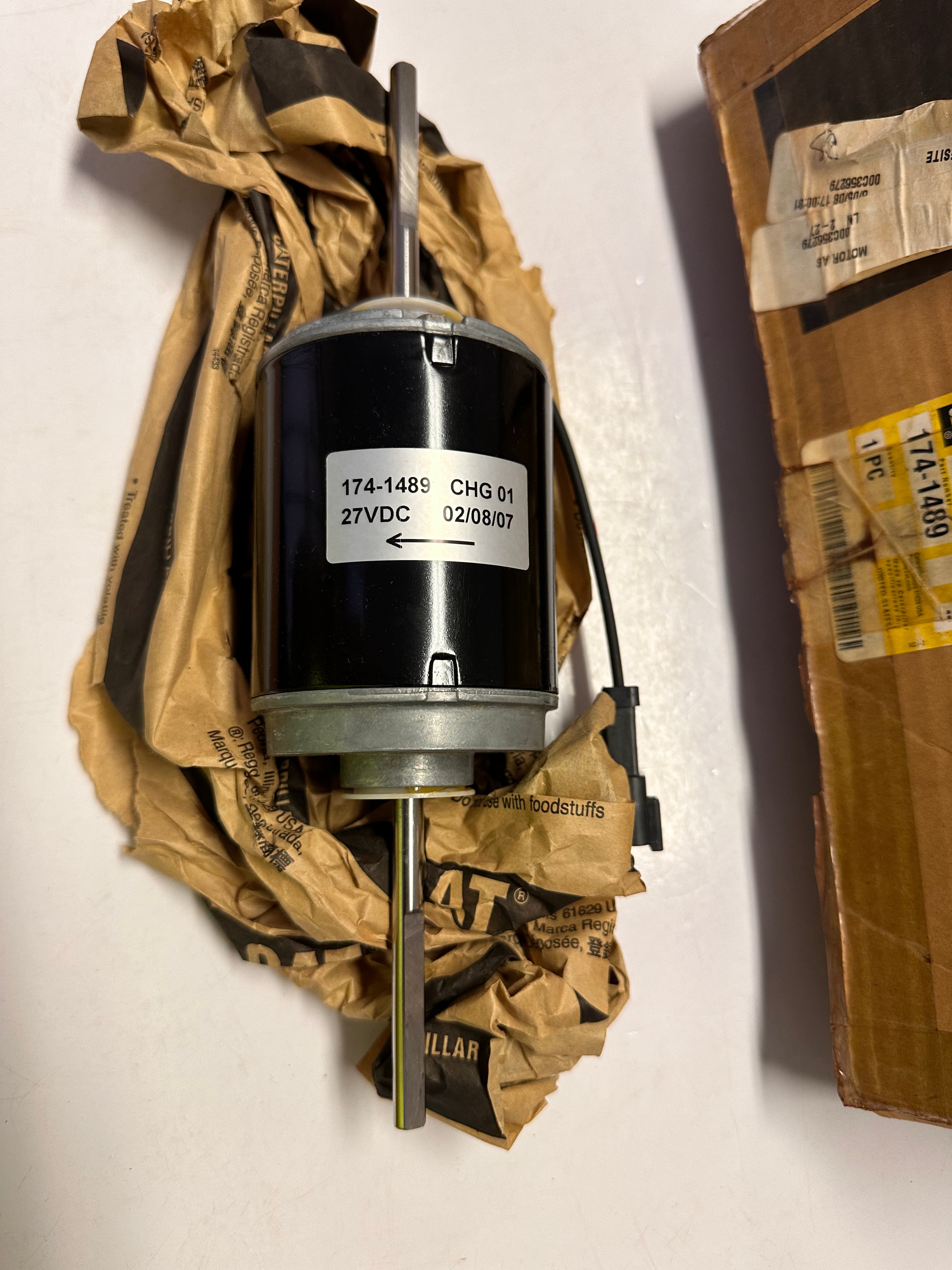 CAT 174-1489 Motor Assembly - 27VDC | Mining & Industrial Surplus