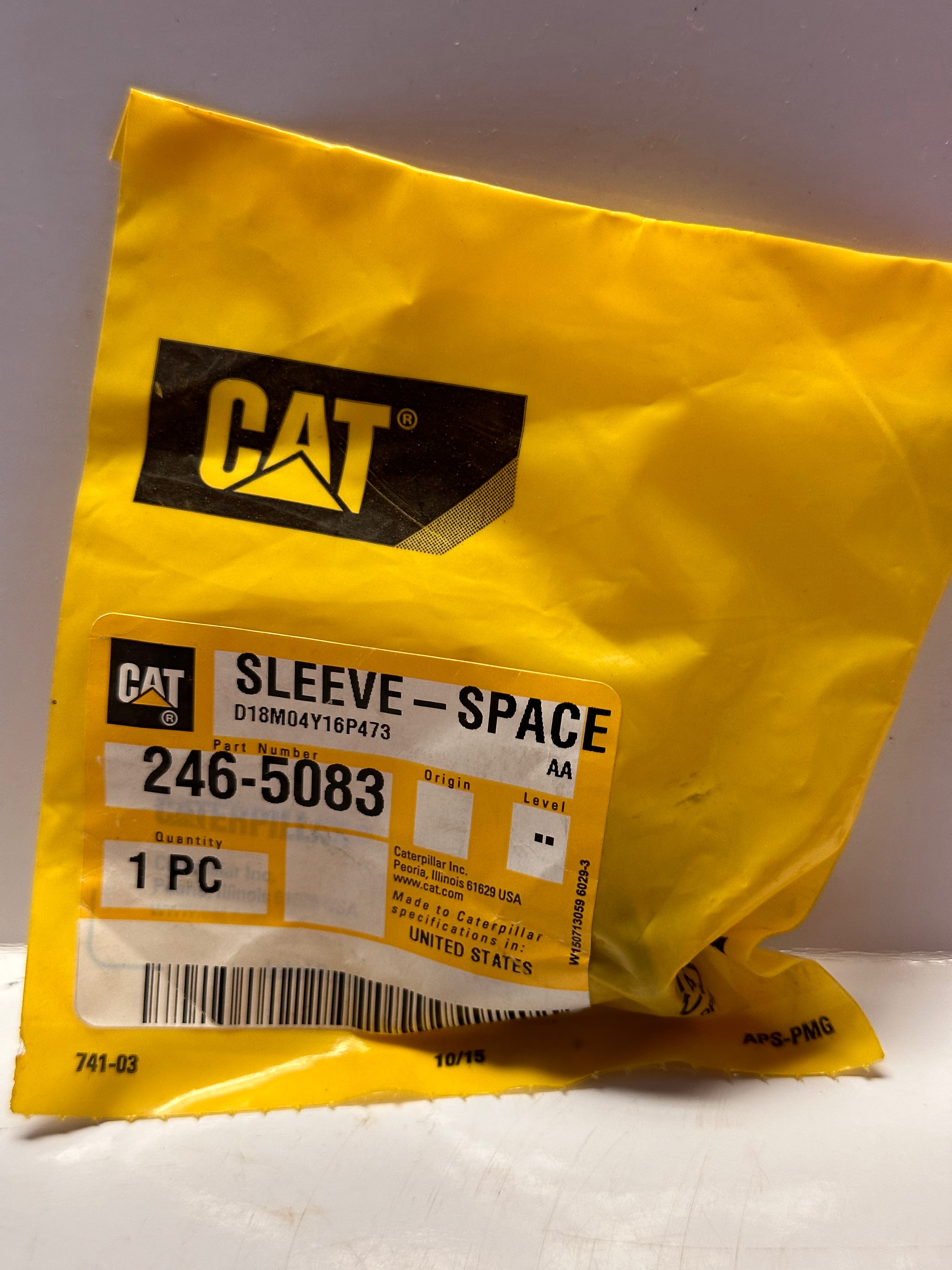 Caterpillar CAT 246-5083 Sleeve-Spacer, 9mm Diameter | Mining ...