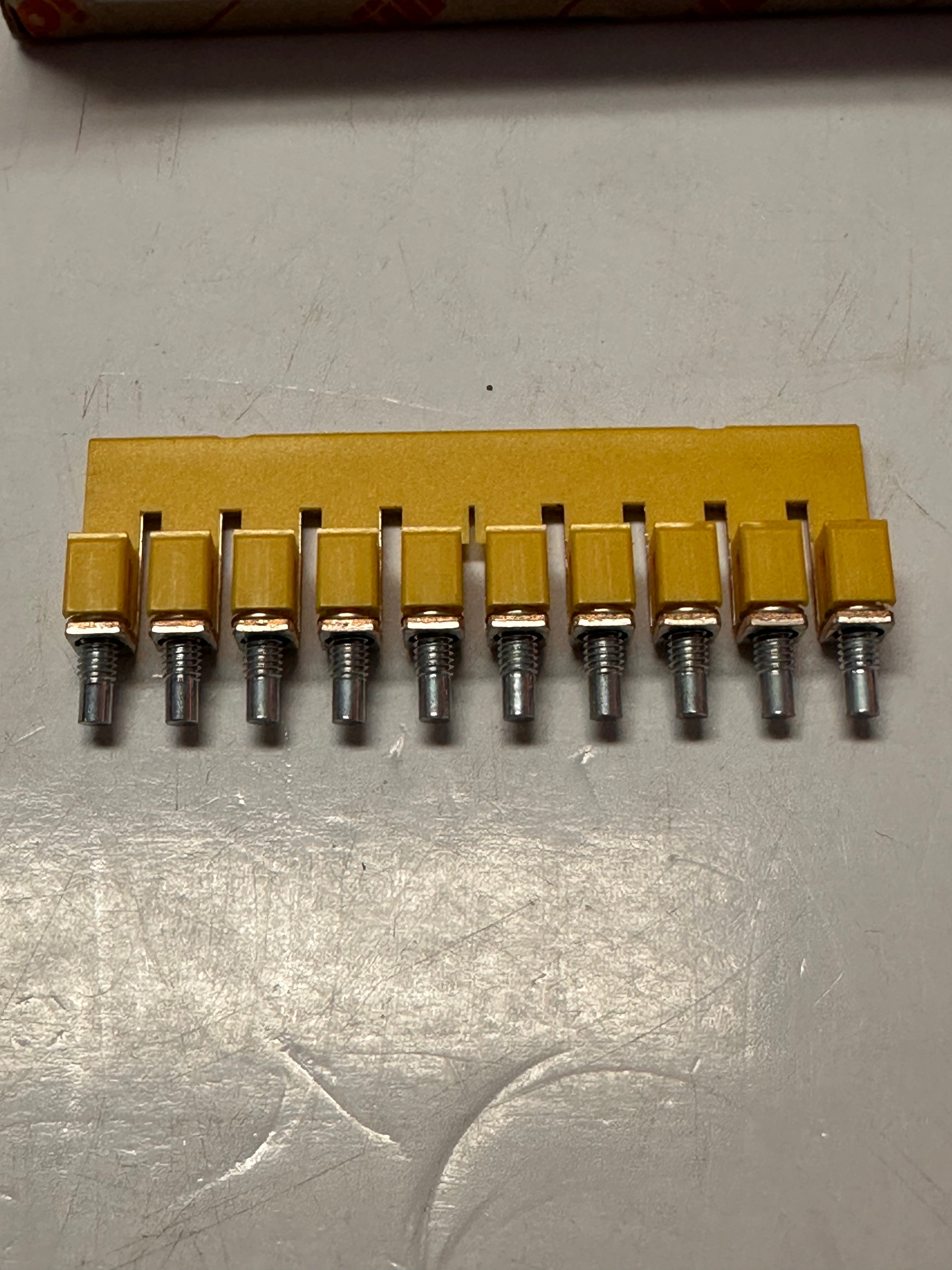 Weidmueller 1052060000 W-Series Cross Connectors/Jumper Bar, box of 17 ...