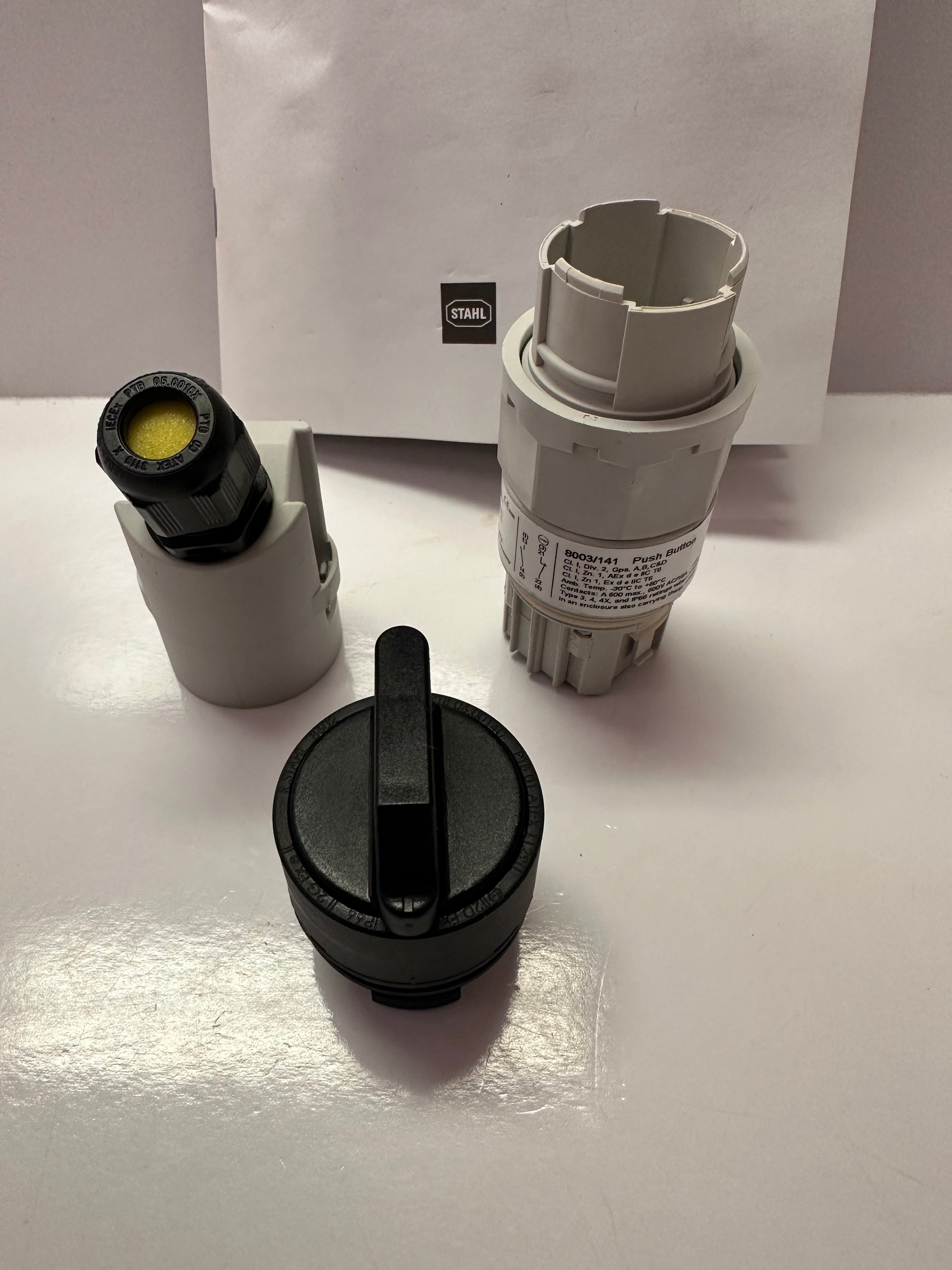 STAHL 8003/131 2 Position Control Switch for Panel Mount Series 8003 ...