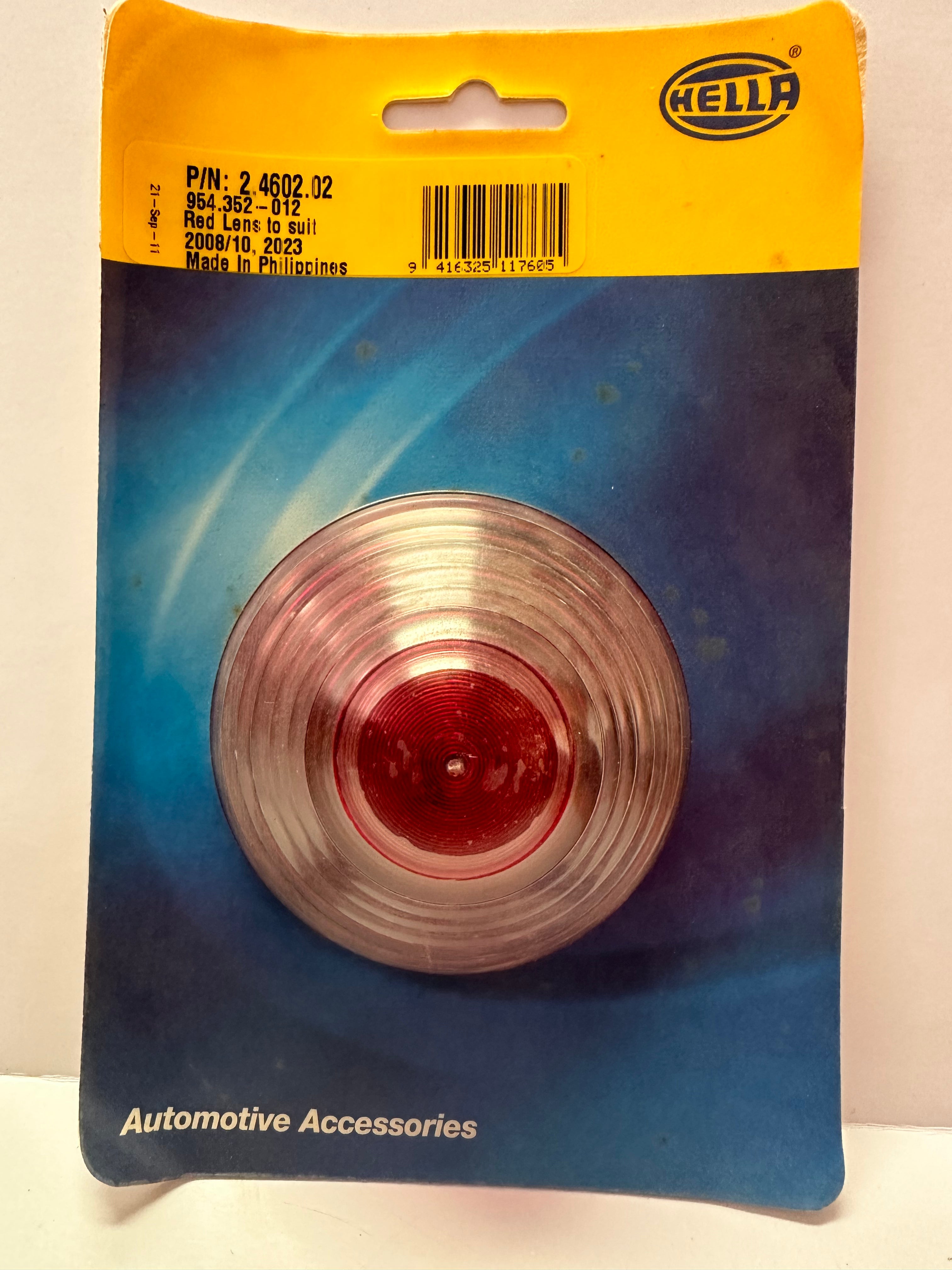 HELLA 2.4602.02 Replacement Lens, RED 954.352-012 | Mining & Industrial ...