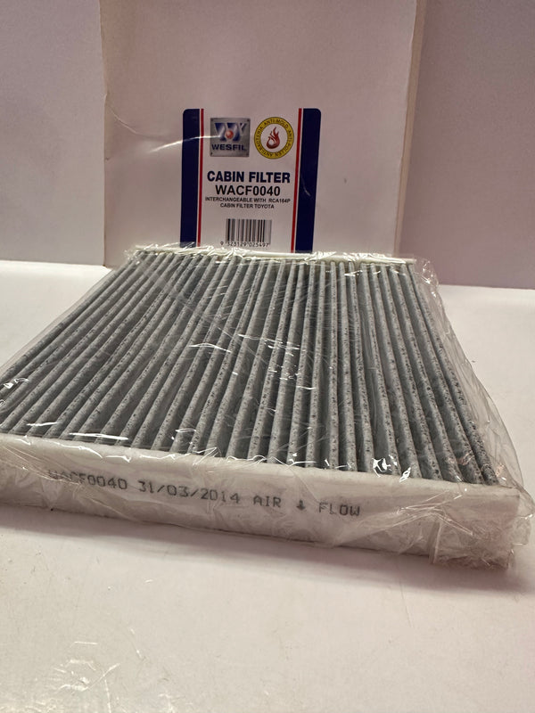 WESFIL WACF0040 Carbon Cabin Air Filter | Mining & Industrial Surplus