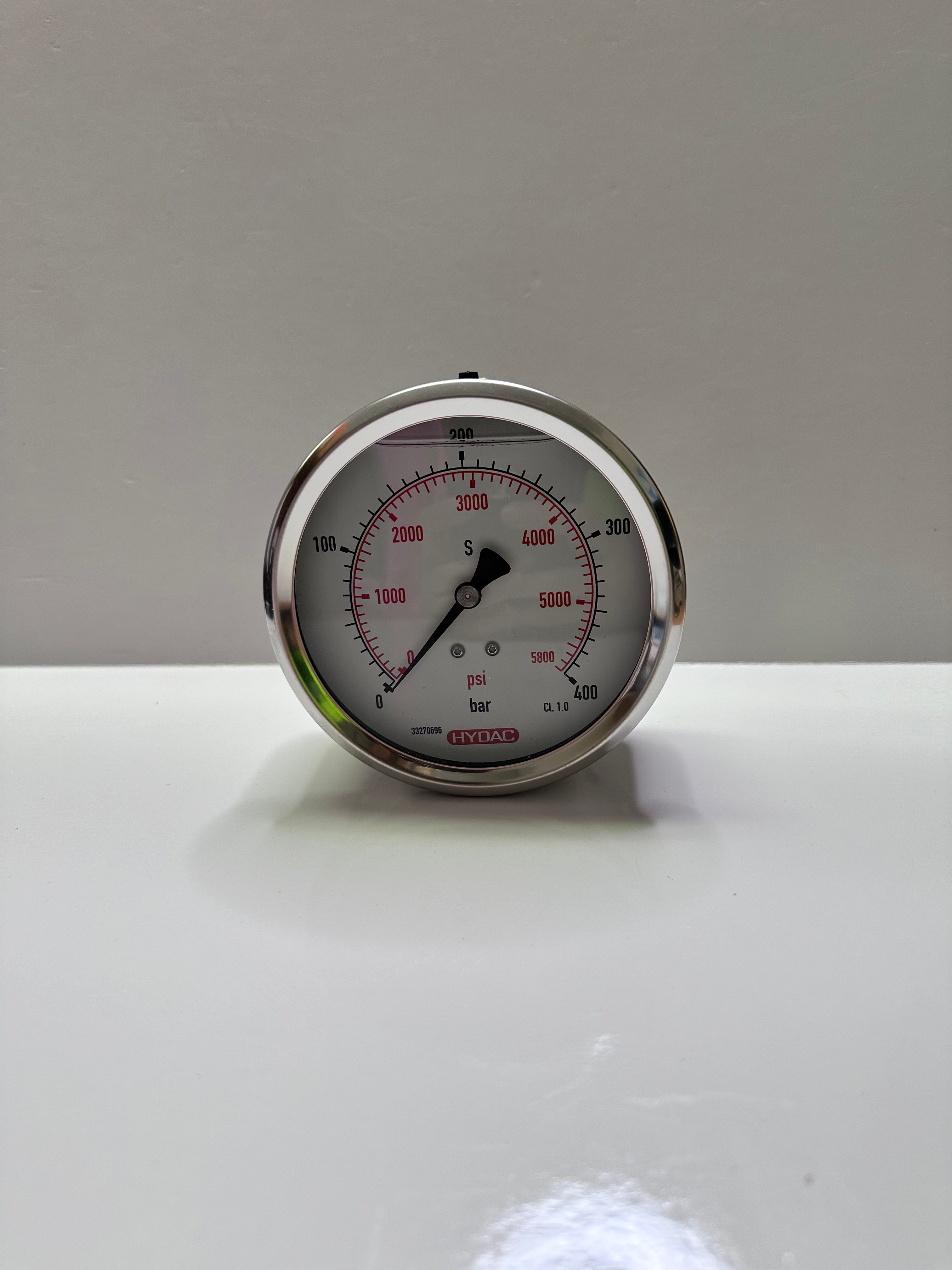 Hydac 6023031 Manometer NG 100-400-G 1/2 B - Rear | Mining & Industrial ...