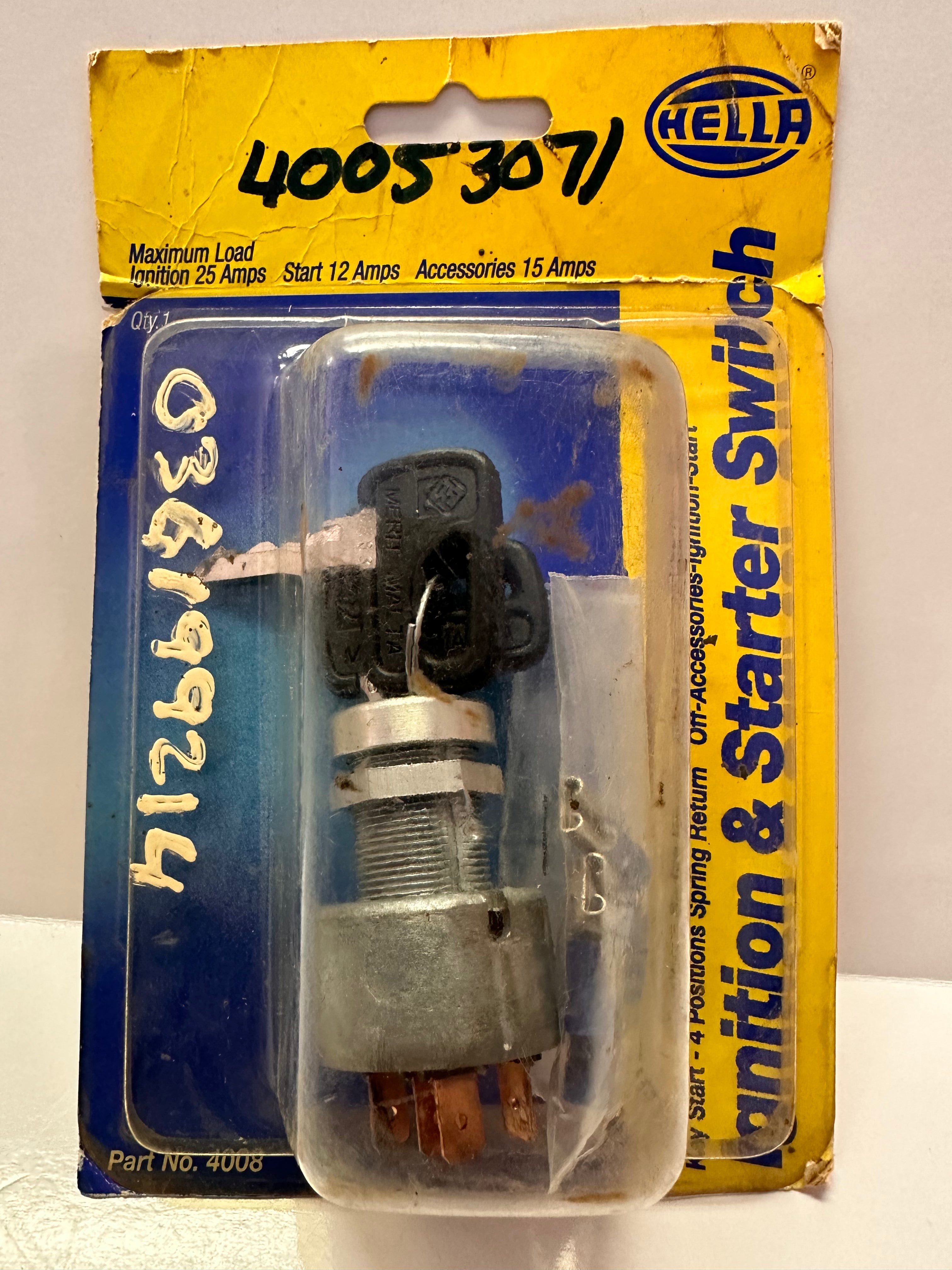 Hella 4008 Ignition & Starter Switch | Mining & Industrial Surplus
