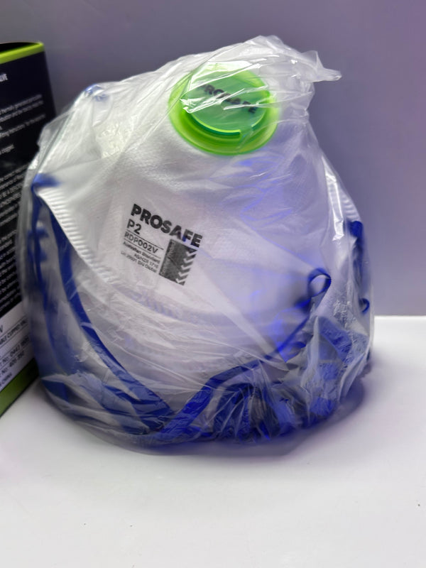 Prosafe RDP002V P2 Disposable Respirator Box of 10, Valved / Cupped ...