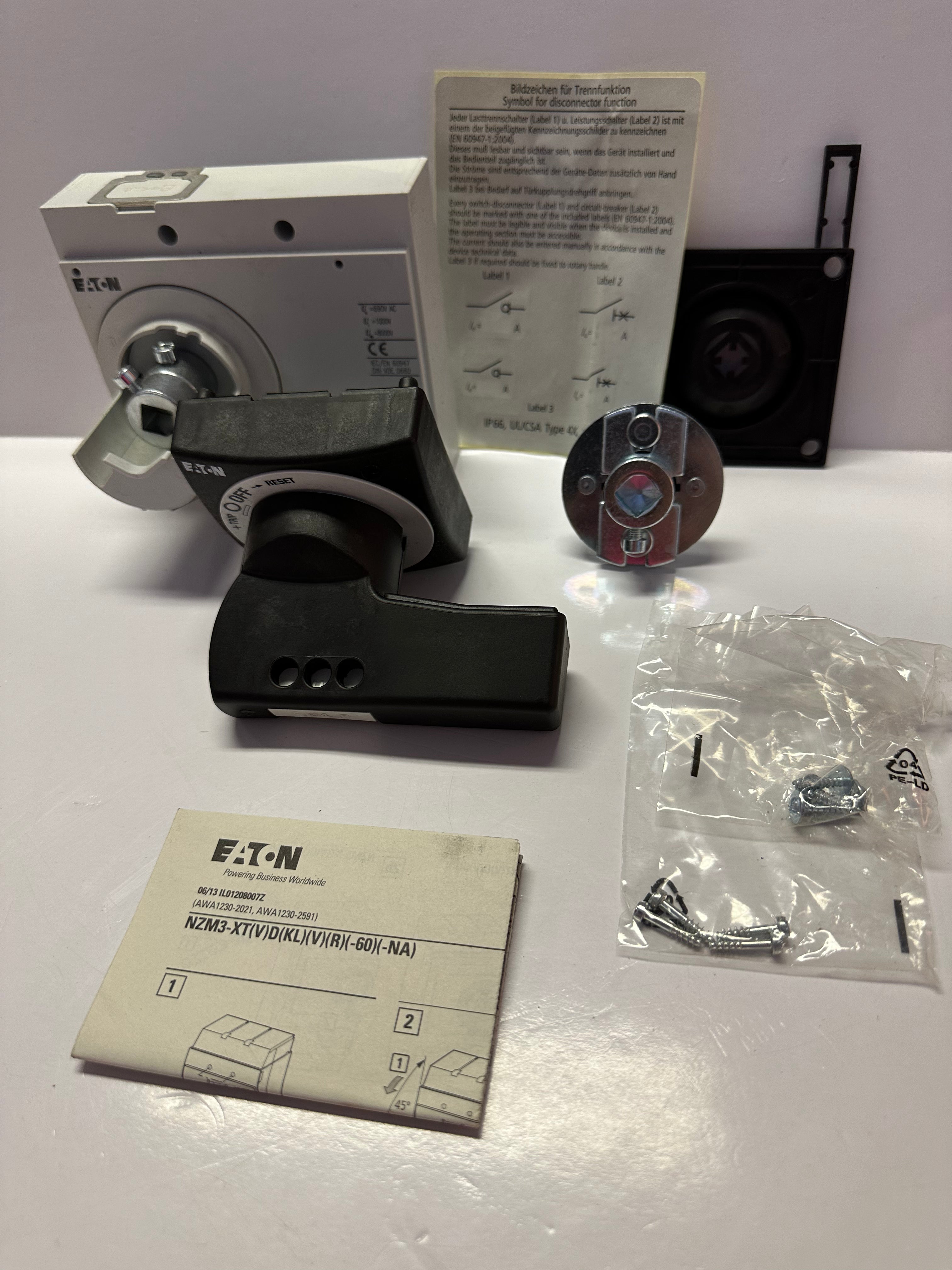 Eaton NZM3-XTDV Door Coupling Rotary Handle, Lockable on the handle, S ...