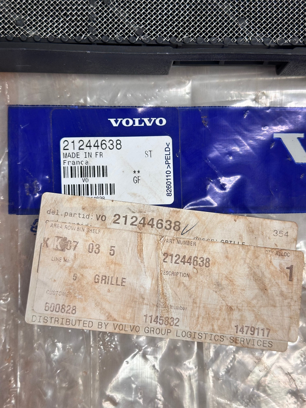 Volvo 21244638 Genuine Grille | Mining & Industrial Surplus