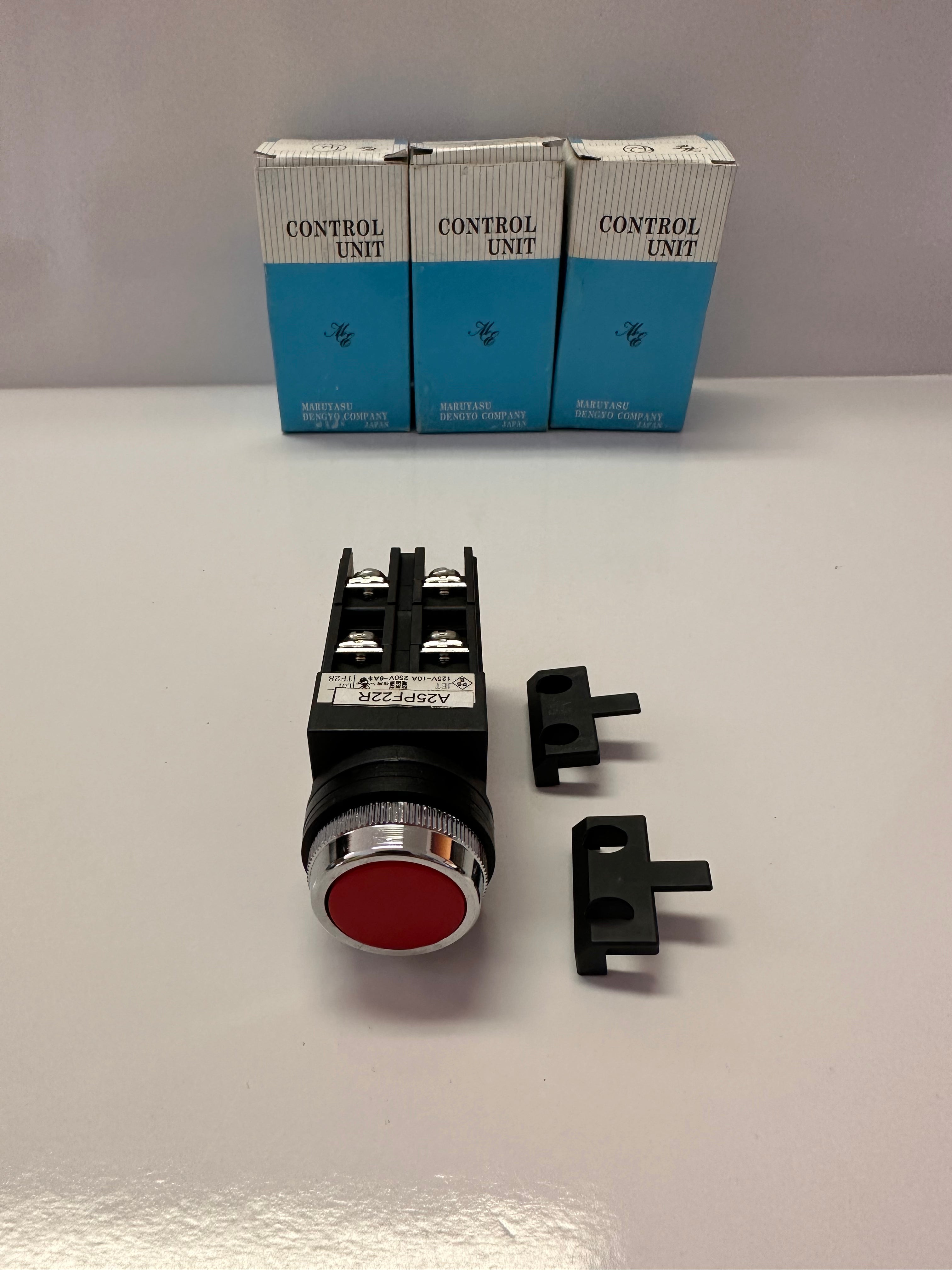 MARUYASU Electric Push Button/Flat Switch (RED) A25PF22R | Mining ...