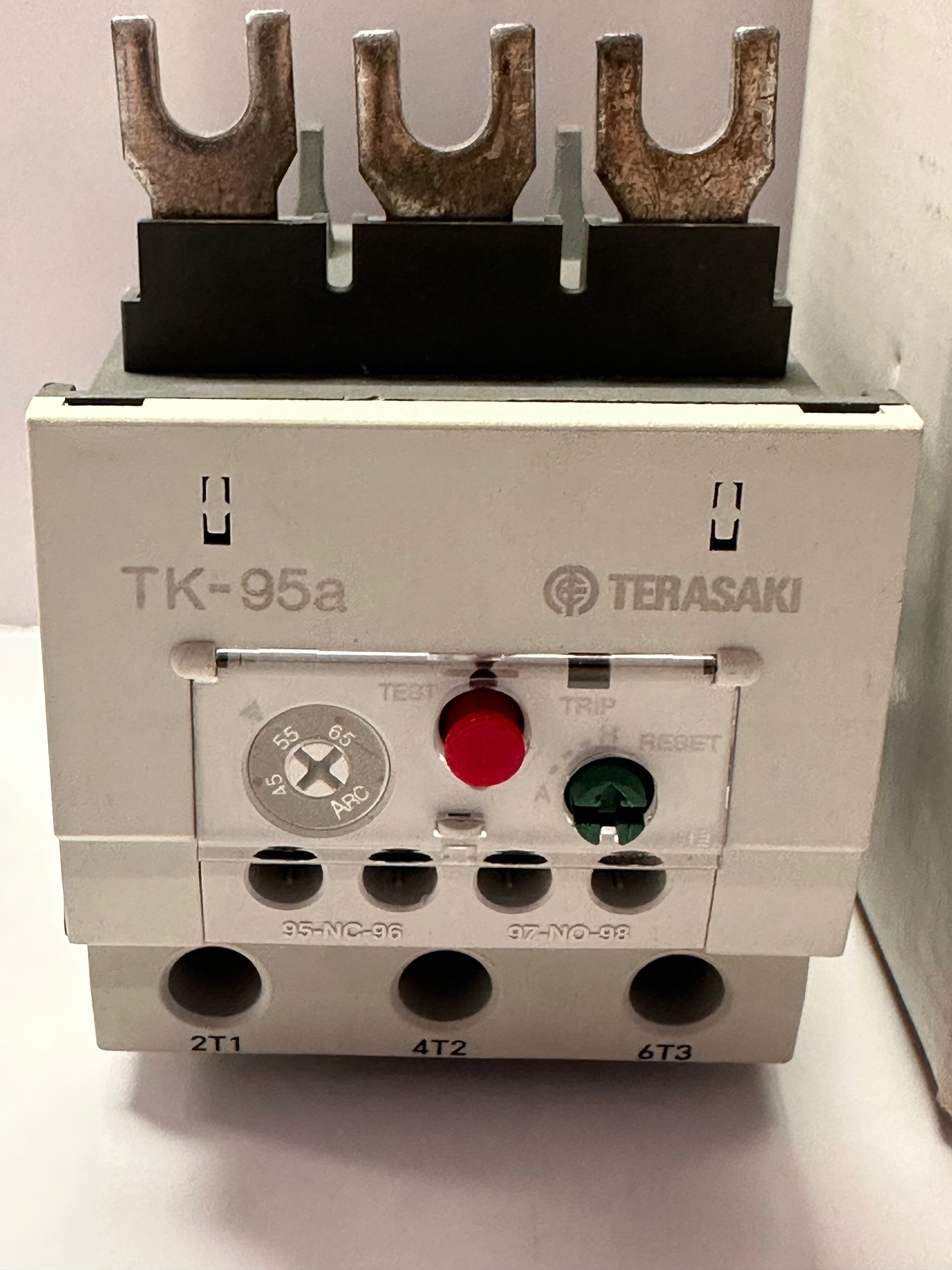Terasaki Thermal O/L Relay TK-95a - 45~65A | Mining & Industrial Surplus