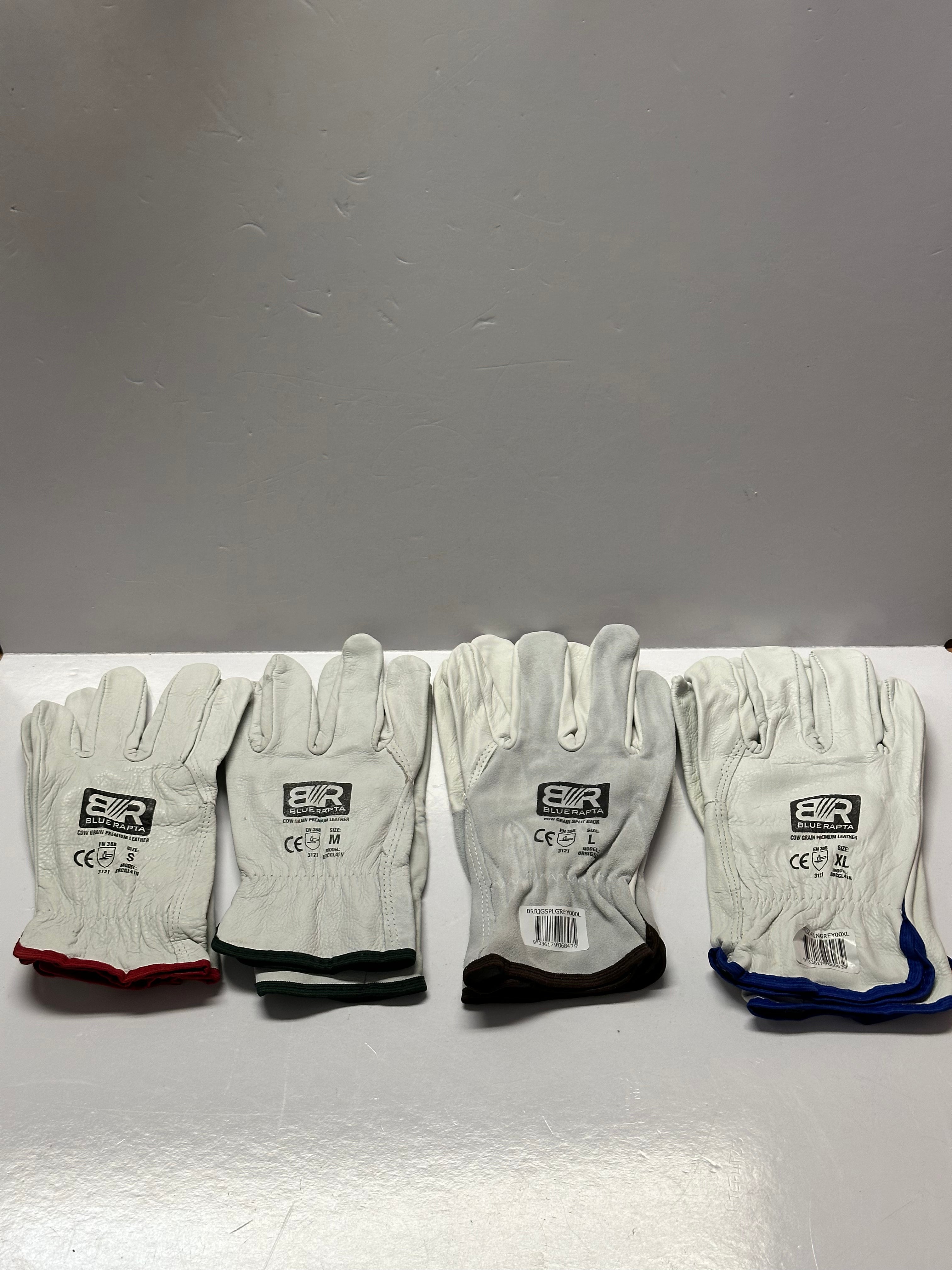 BLUE RAPTA Premium Leather Riggers Gloves Various Sizes | Mining ...