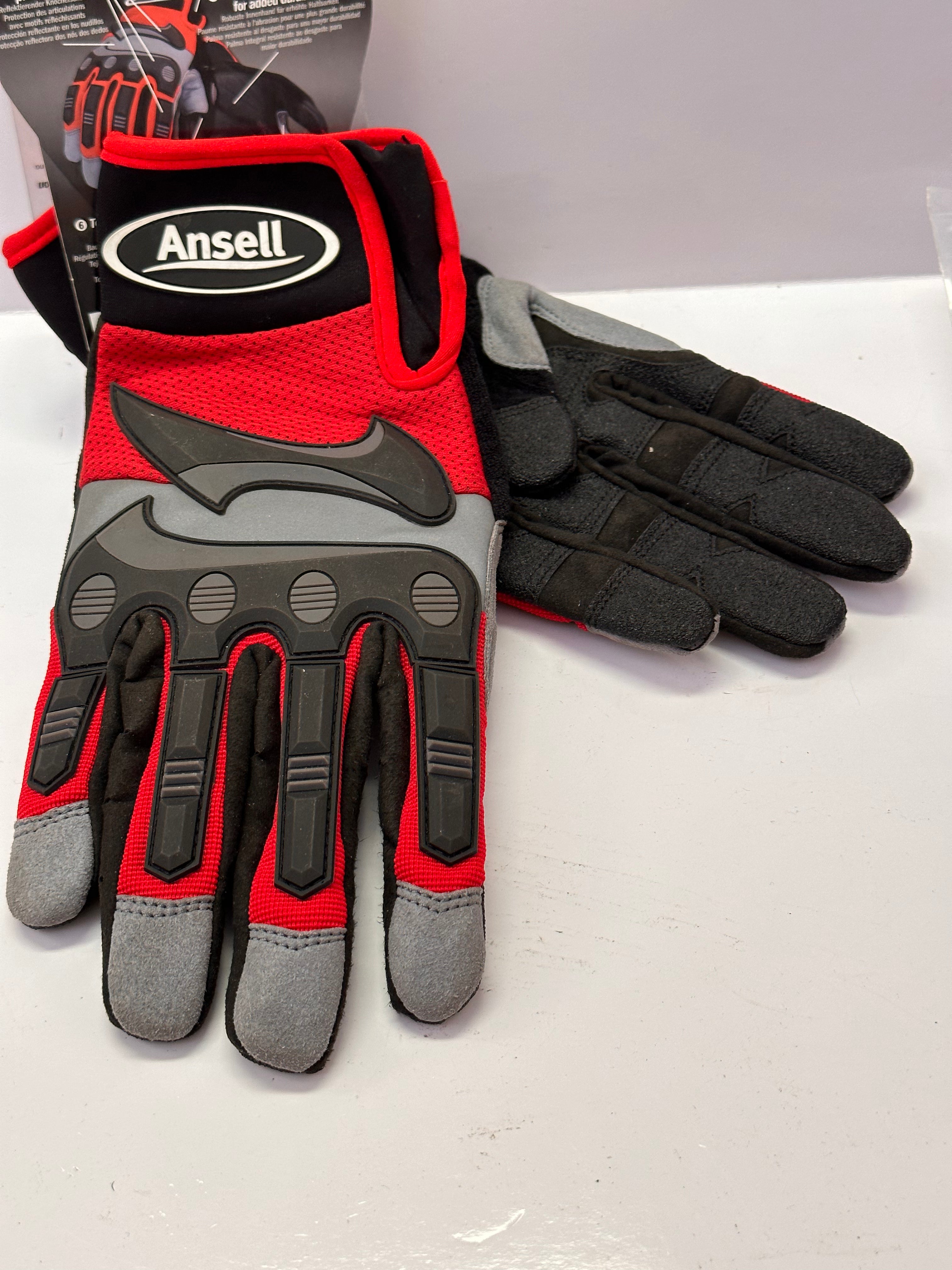 ANSELL Projex Series HD Impact Gloves (RED) 97-975 Size 10 | Mining ...