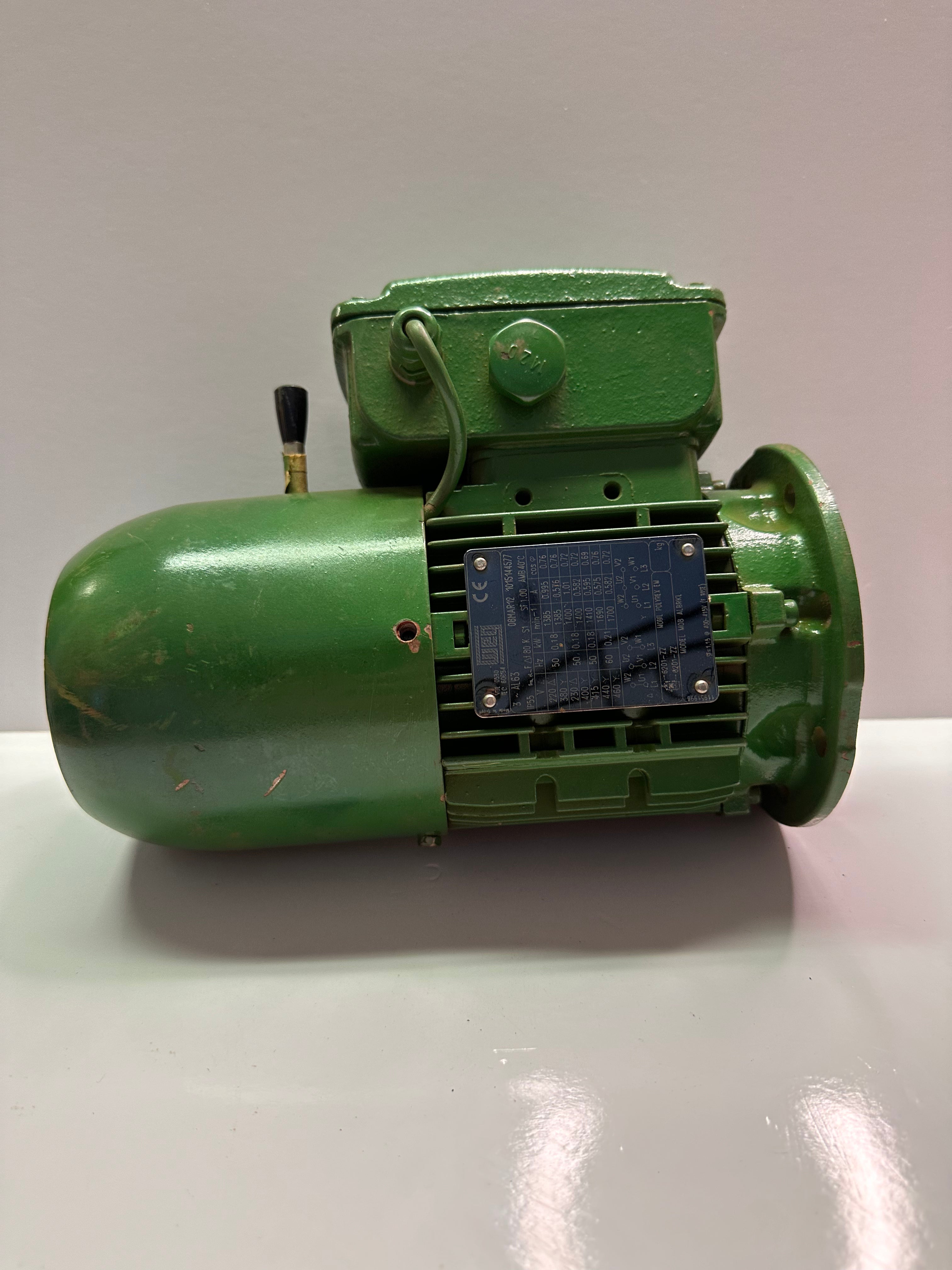 WEG 0.18kw 4 pole 63-220-240/380-415//440-460 V50 Motor | Mining ...