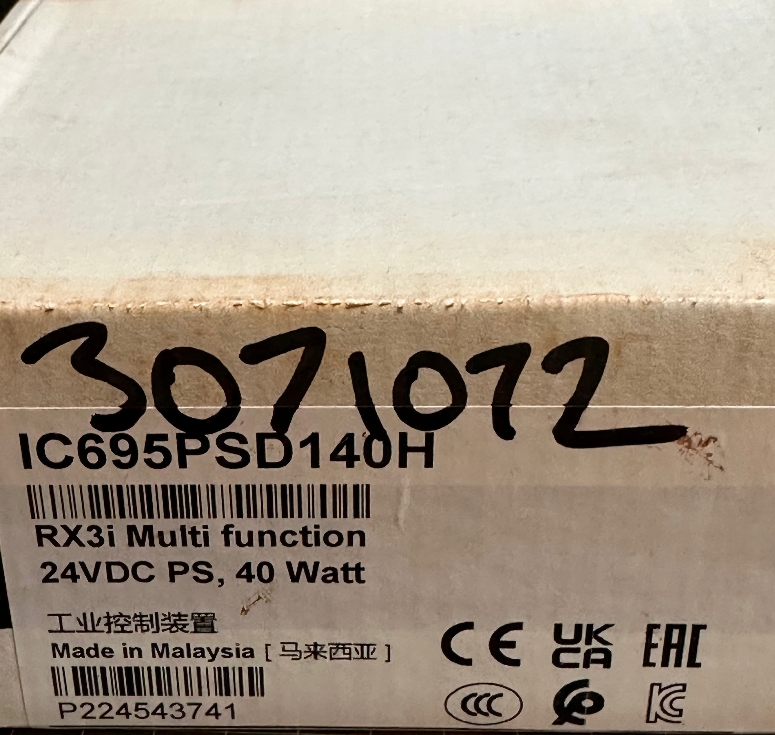 IC695PSD140 PACSystems™ RX3i Universal Backplane 24Vdc multi-purpose 4 ...