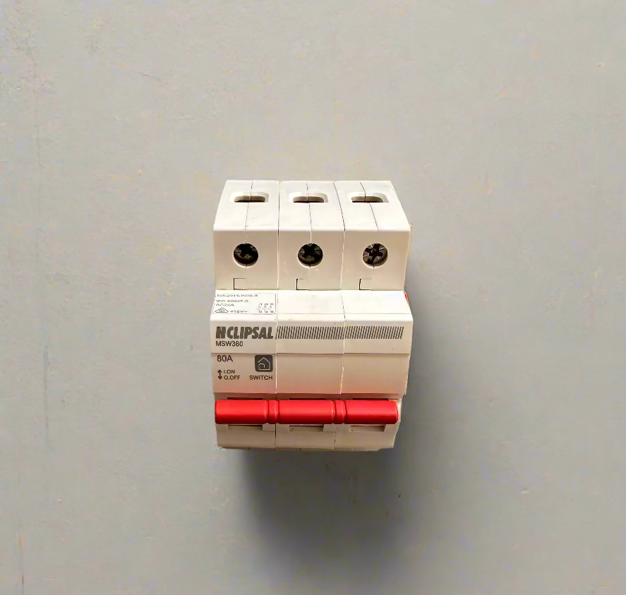 Clipsal MSW380 Main Switch / Isolator Resi MAX 3P 80A 415V | Mining ...