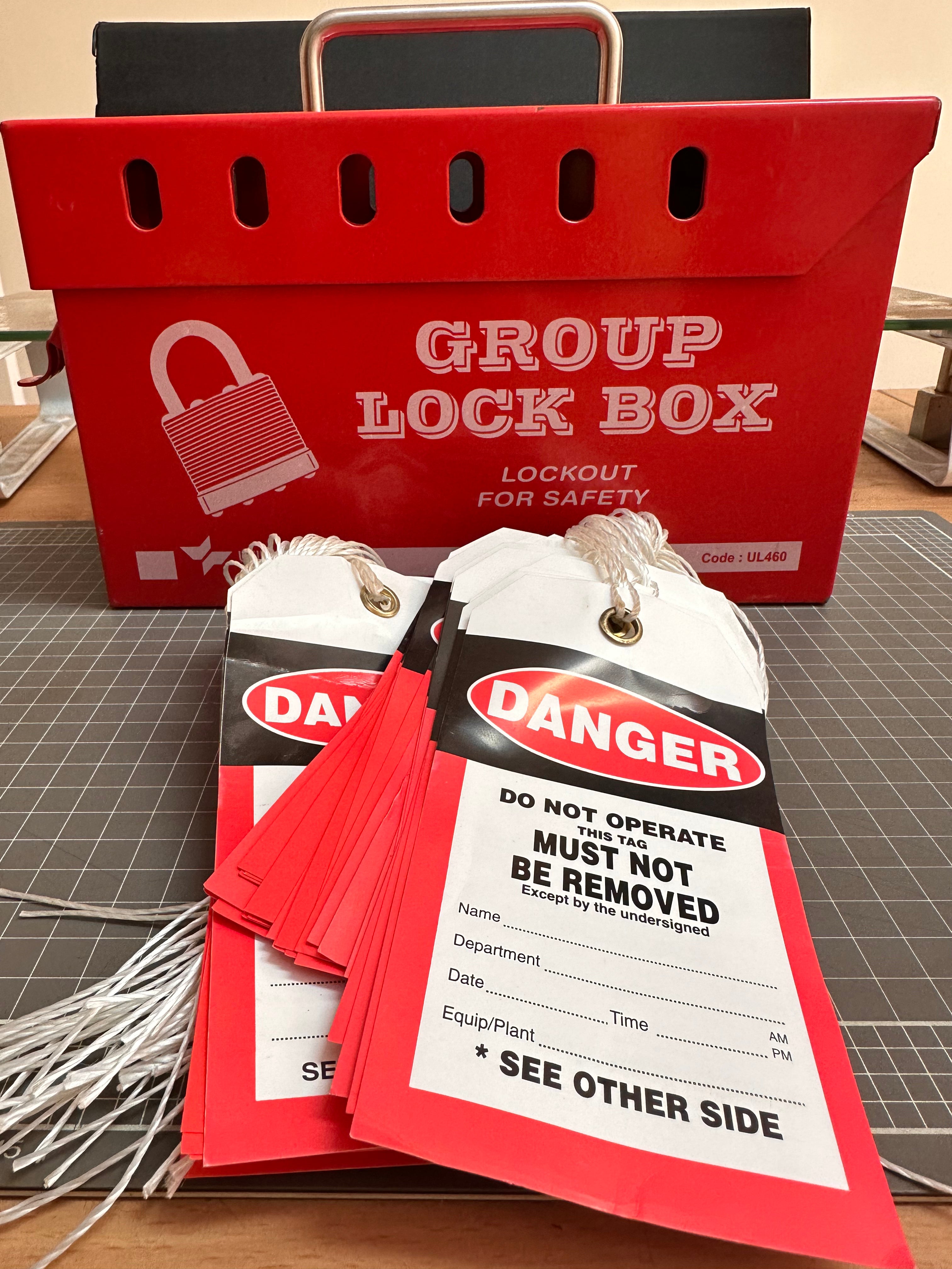 Group Lock Box (Red) UL460 | Mining & Industrial Surplus