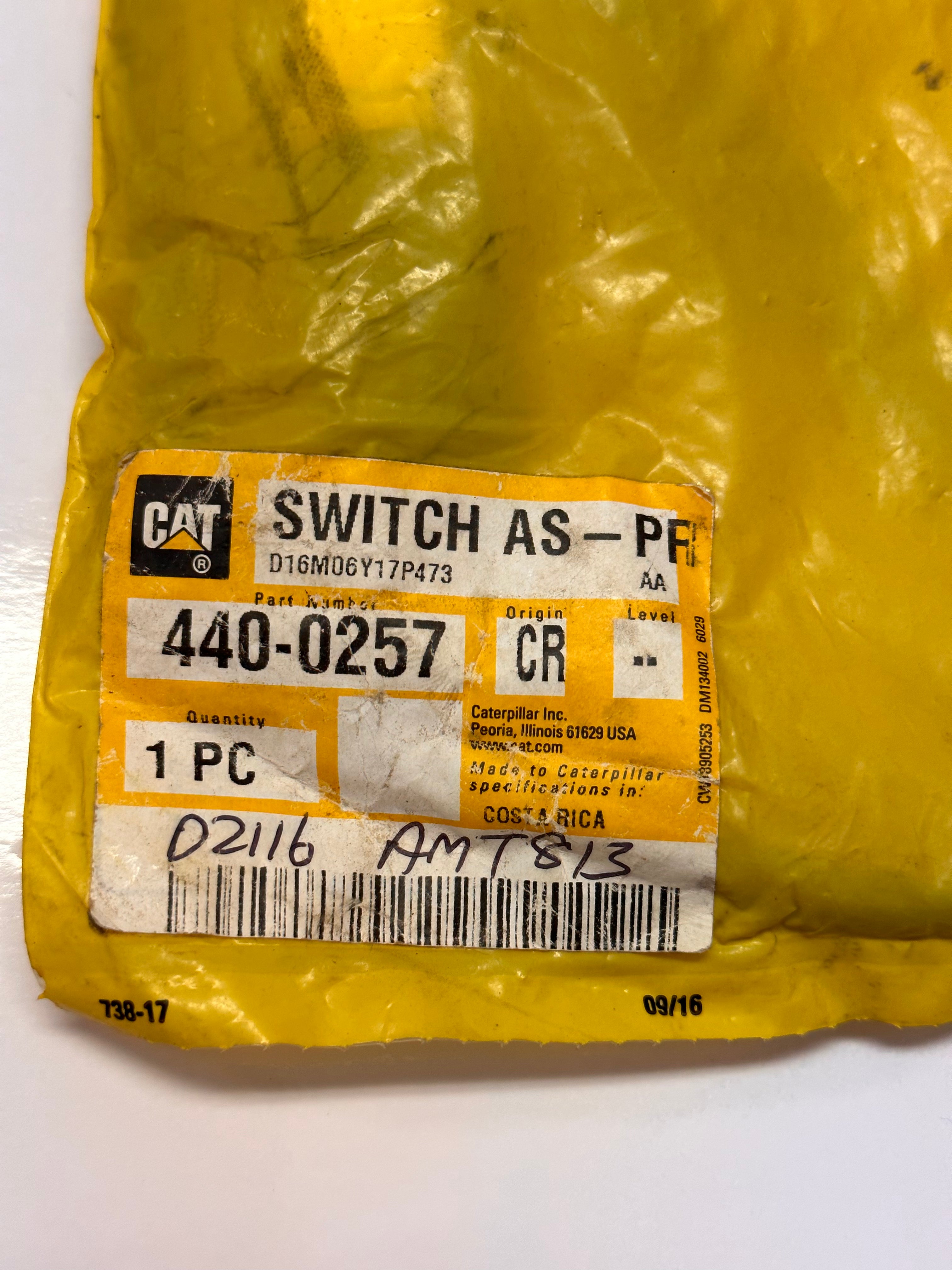 CAT 440-0257 Switch Assy, Pressure | Mining & Industrial Surplus
