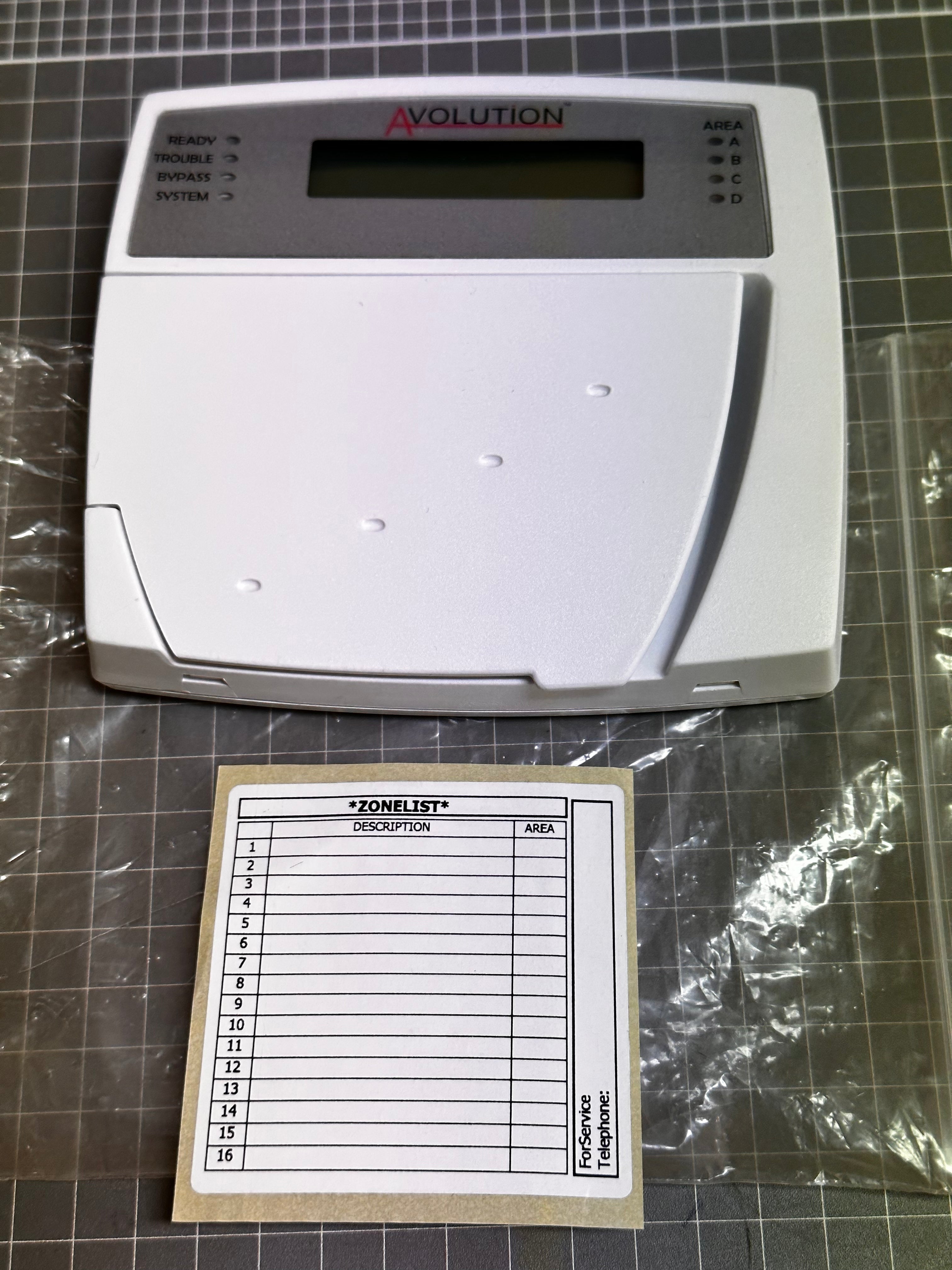 AVOLUTION S-Series Landscape Style LCD Keypad, 21405 | Mining & Industrial Surplus