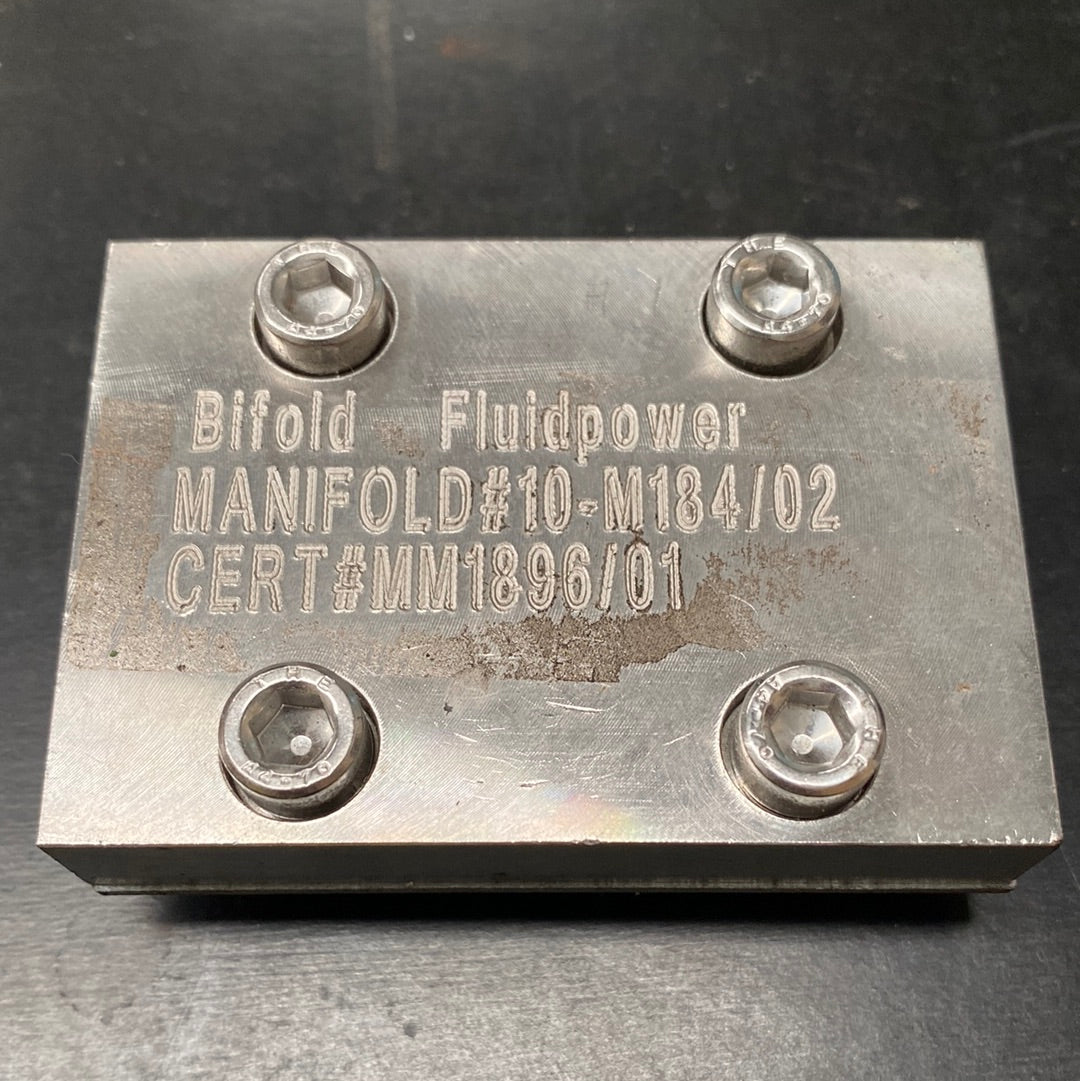 BiFold Fluidpower Blanking Plate / Manifold 23P877 | Mining ...
