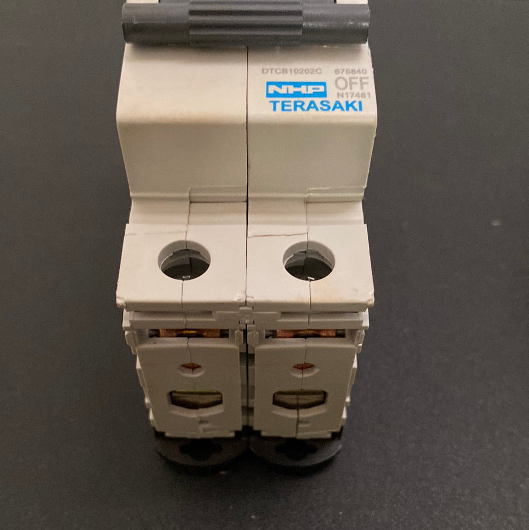 NHP TERASAKI Din-T 10 C2 Miniature Circuit Breaker 2 Pole | Mining ...