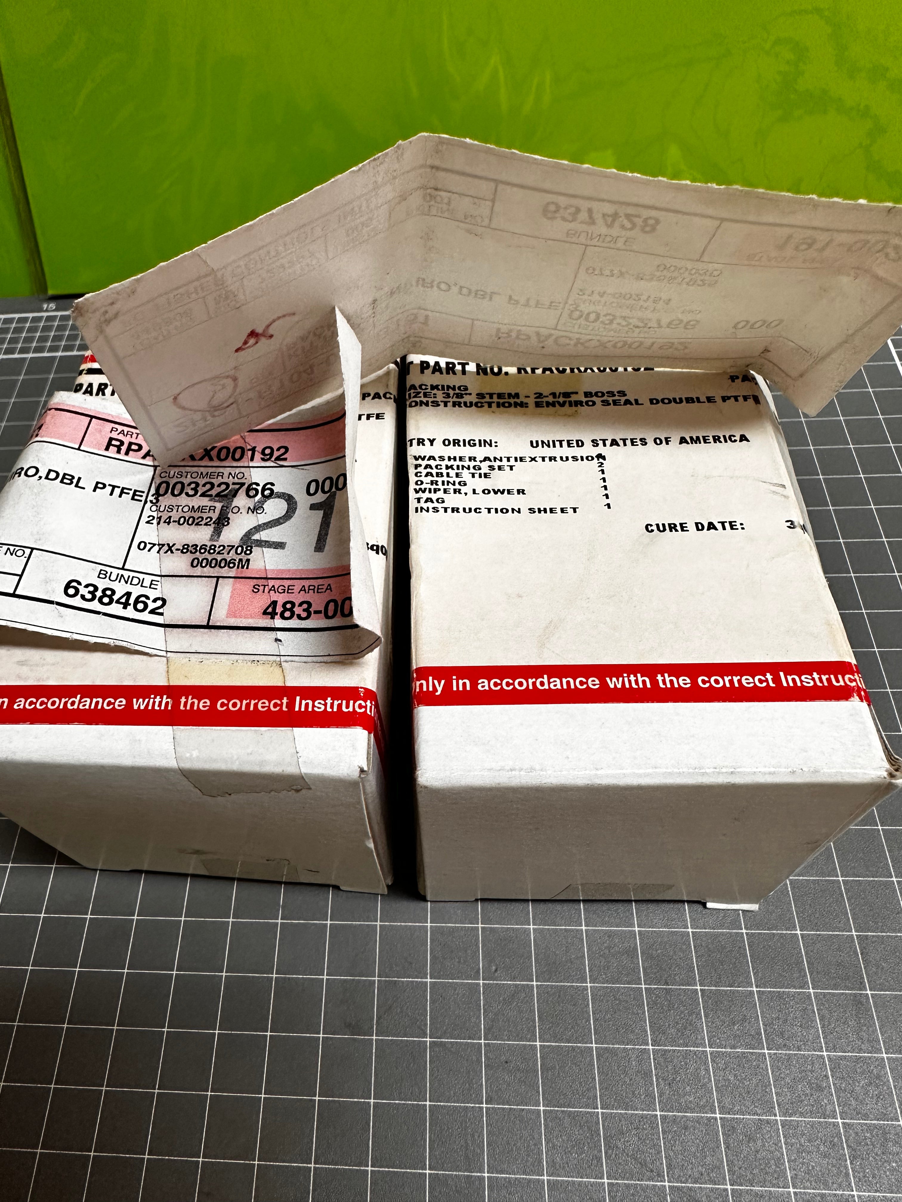 Fisher RPACKX00192 Enviro Double Packing Repair Kit | Mining ...