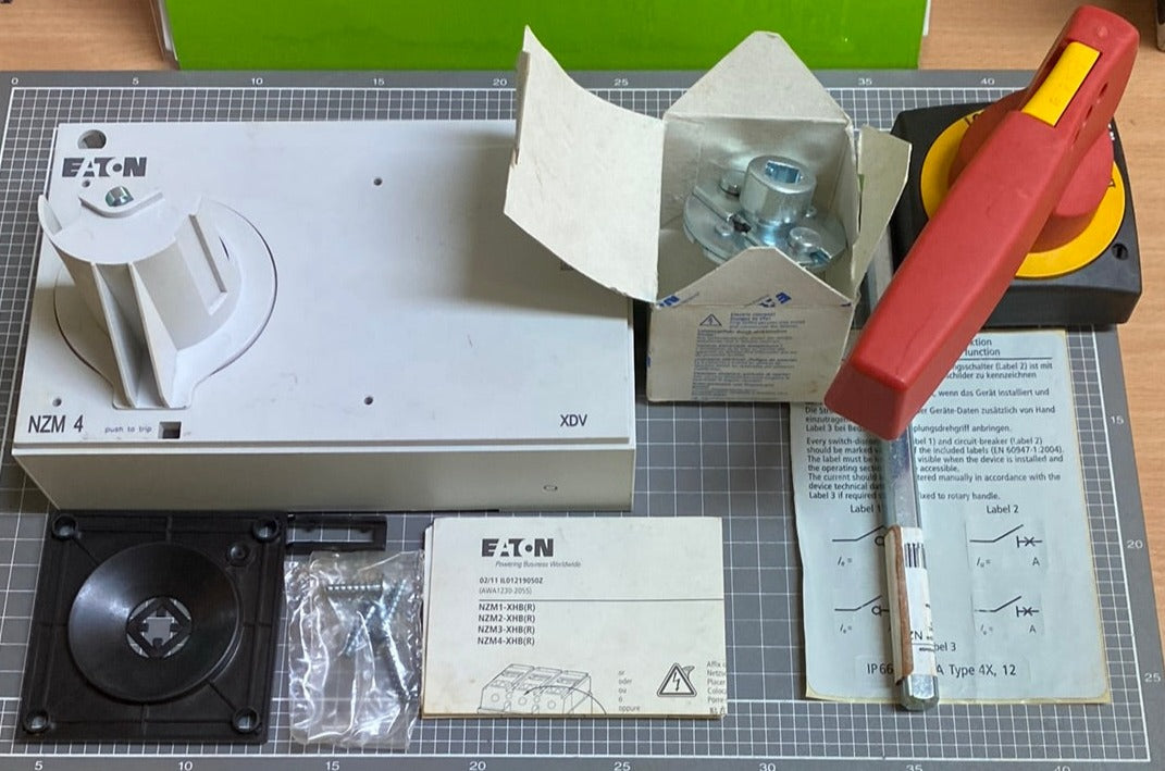 EATON NZM4-XHBR Main Switch Assy Kit, RED | Mining & Industrial Surplus
