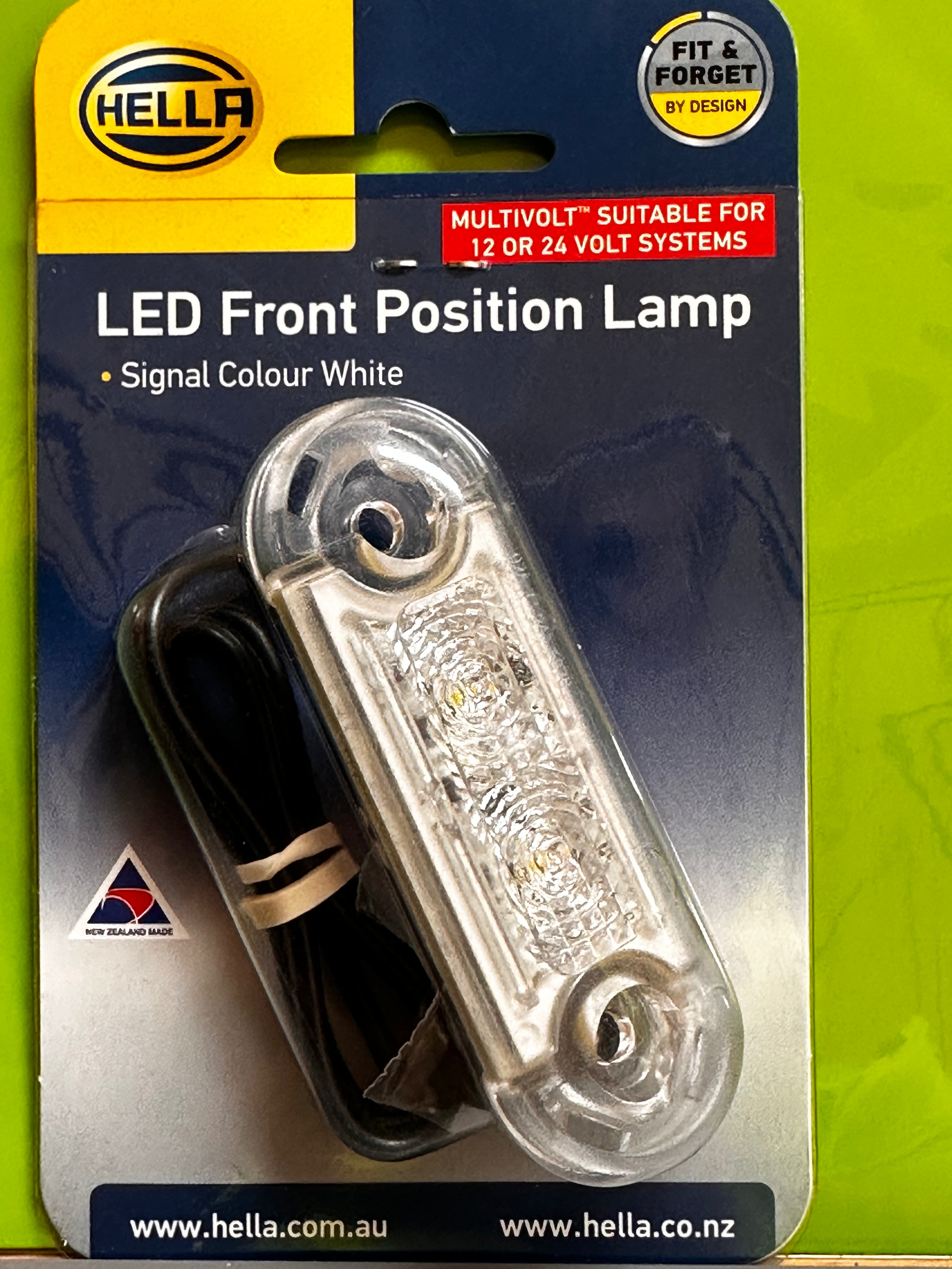 HELLA 2059 DuraLED Front Position Lamp, White | Mining & Industrial Surplus