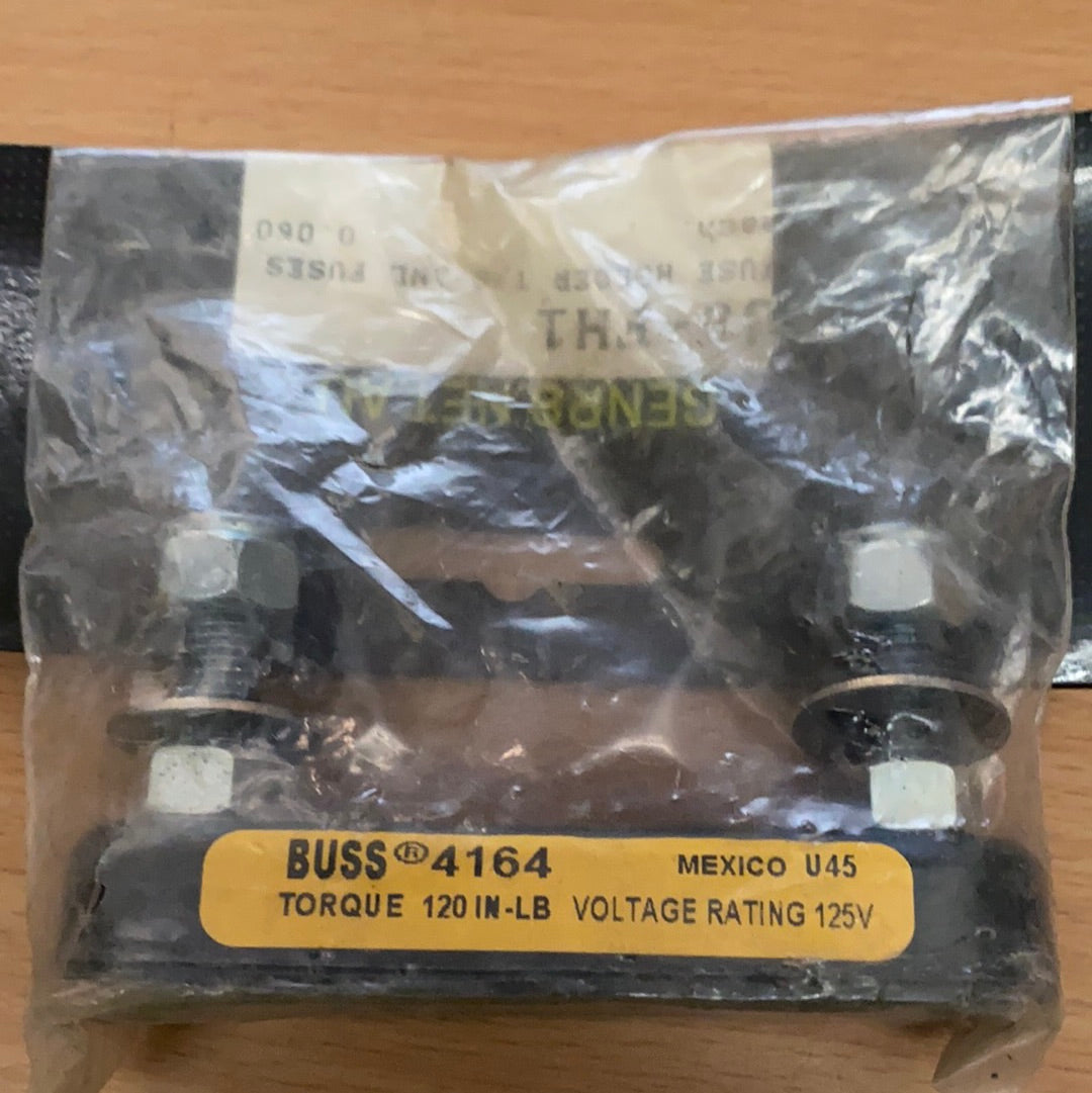 buss 4164 125V Fuse Block, Bolt Down | Mining & Industrial Surplus