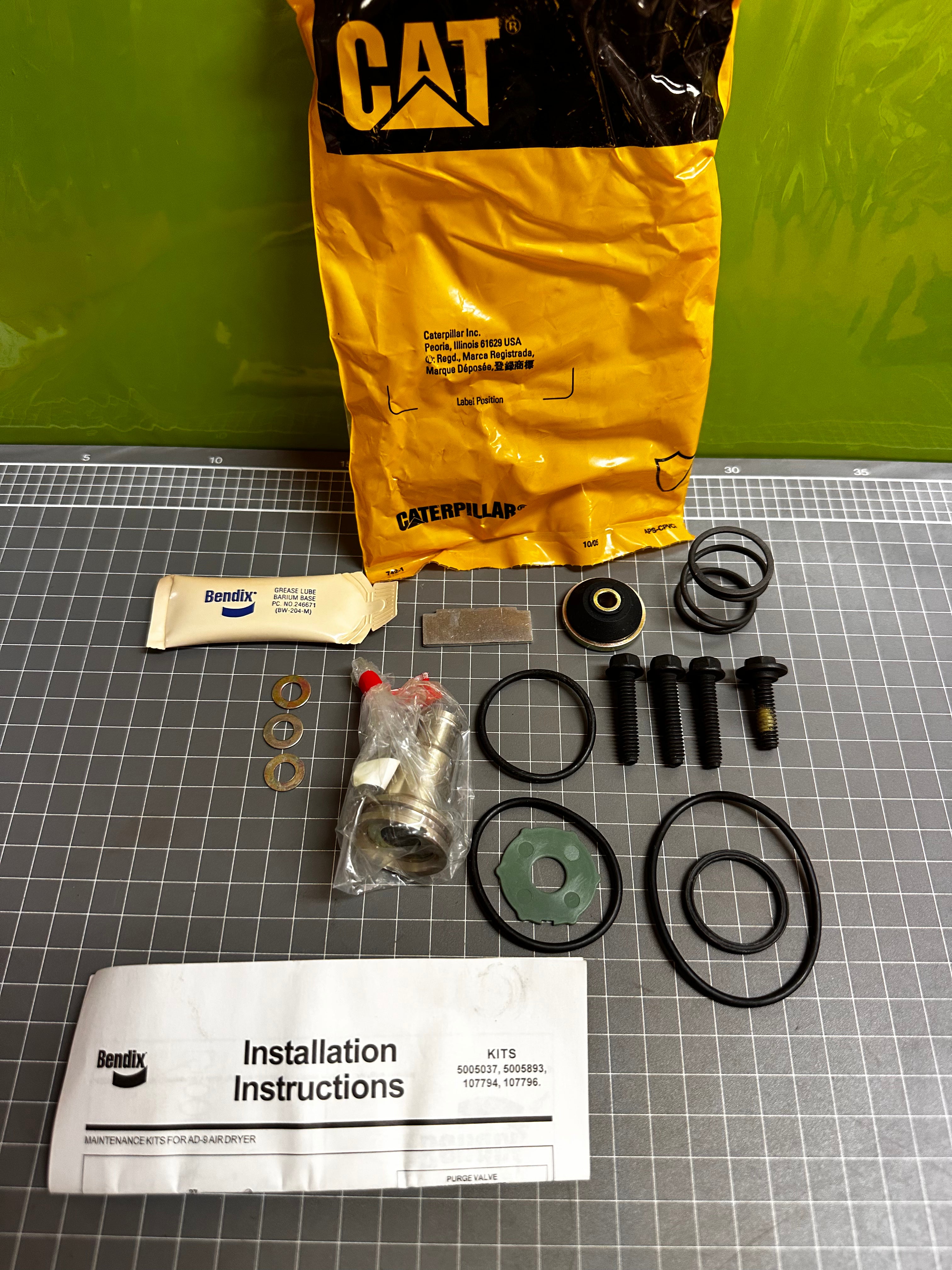 CAT 121-5895 Purge Valve Kit | Mining & Industrial Surplus