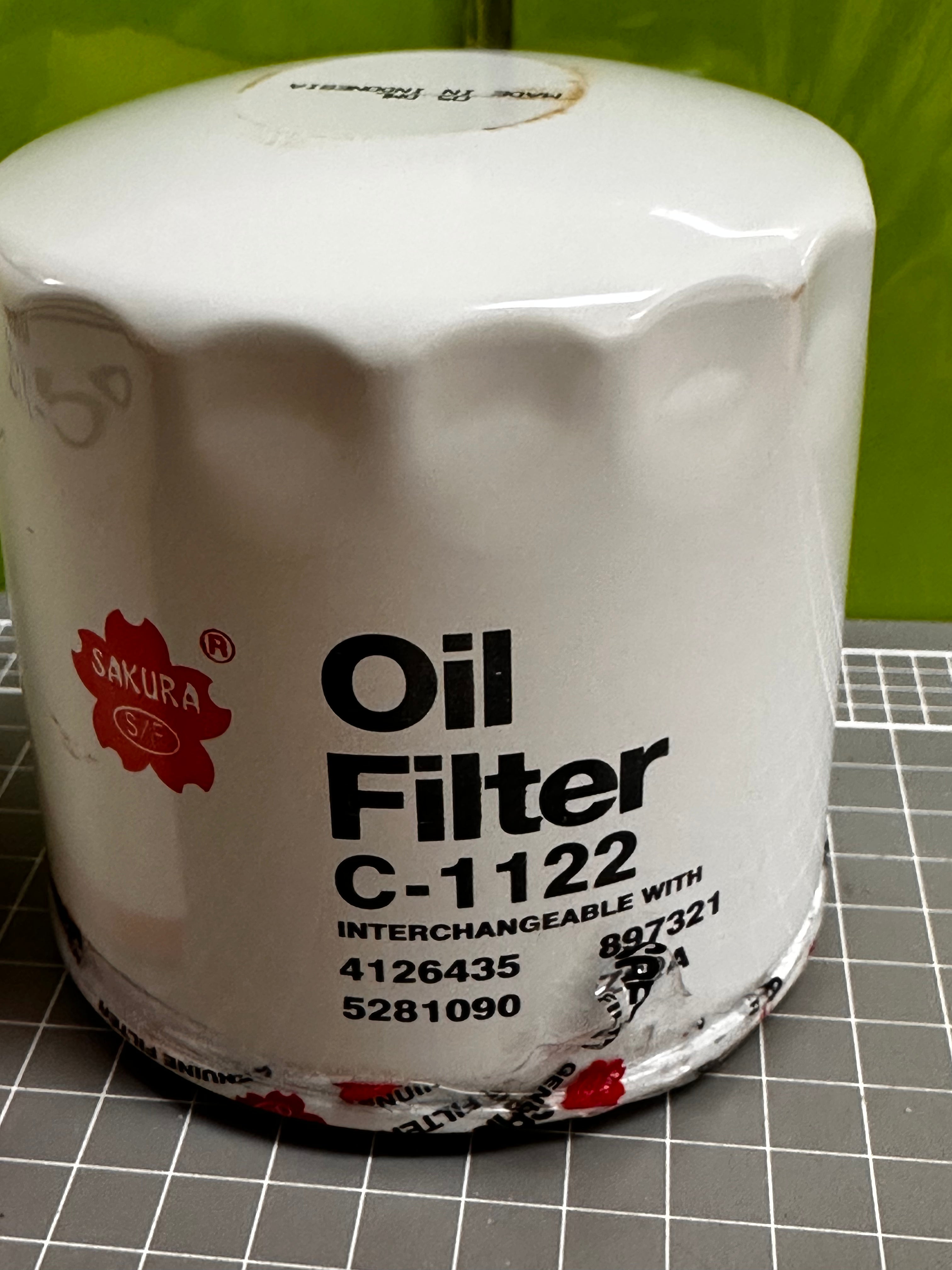 SAKURA C-1122 Oil Filter | Mining & Industrial Surplus