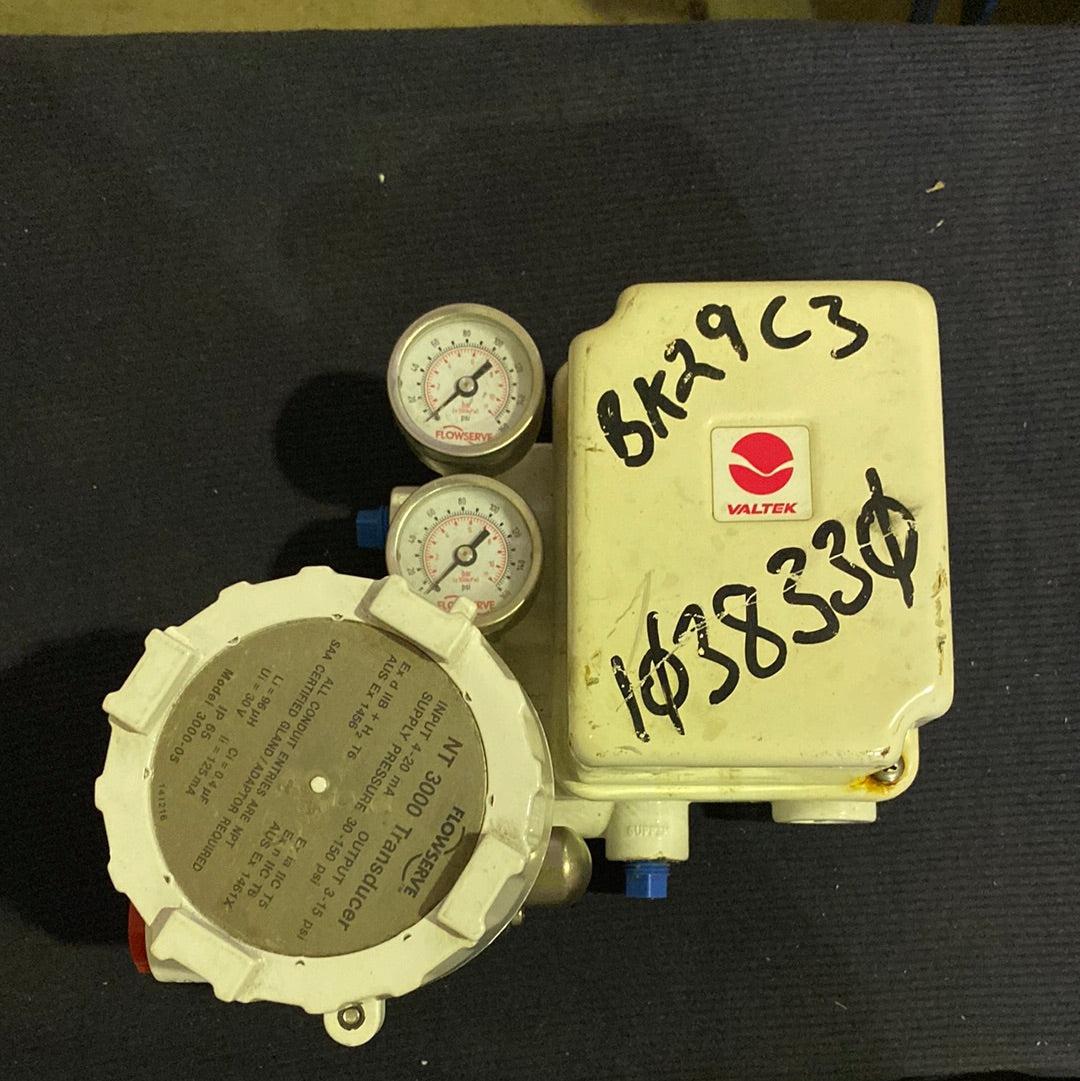FLOWSERVE ANALOG POSITIONER VALVE NT3000 | Mining & Industrial Surplus
