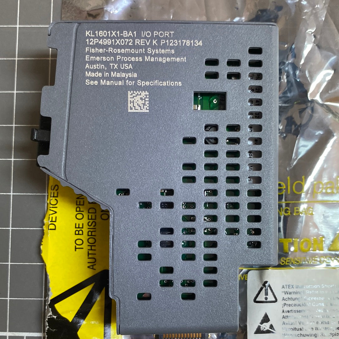 EMERSON DeltaV Charm I/O Port KL1601X1-BA1 / 12P4991X072 | Mining ...