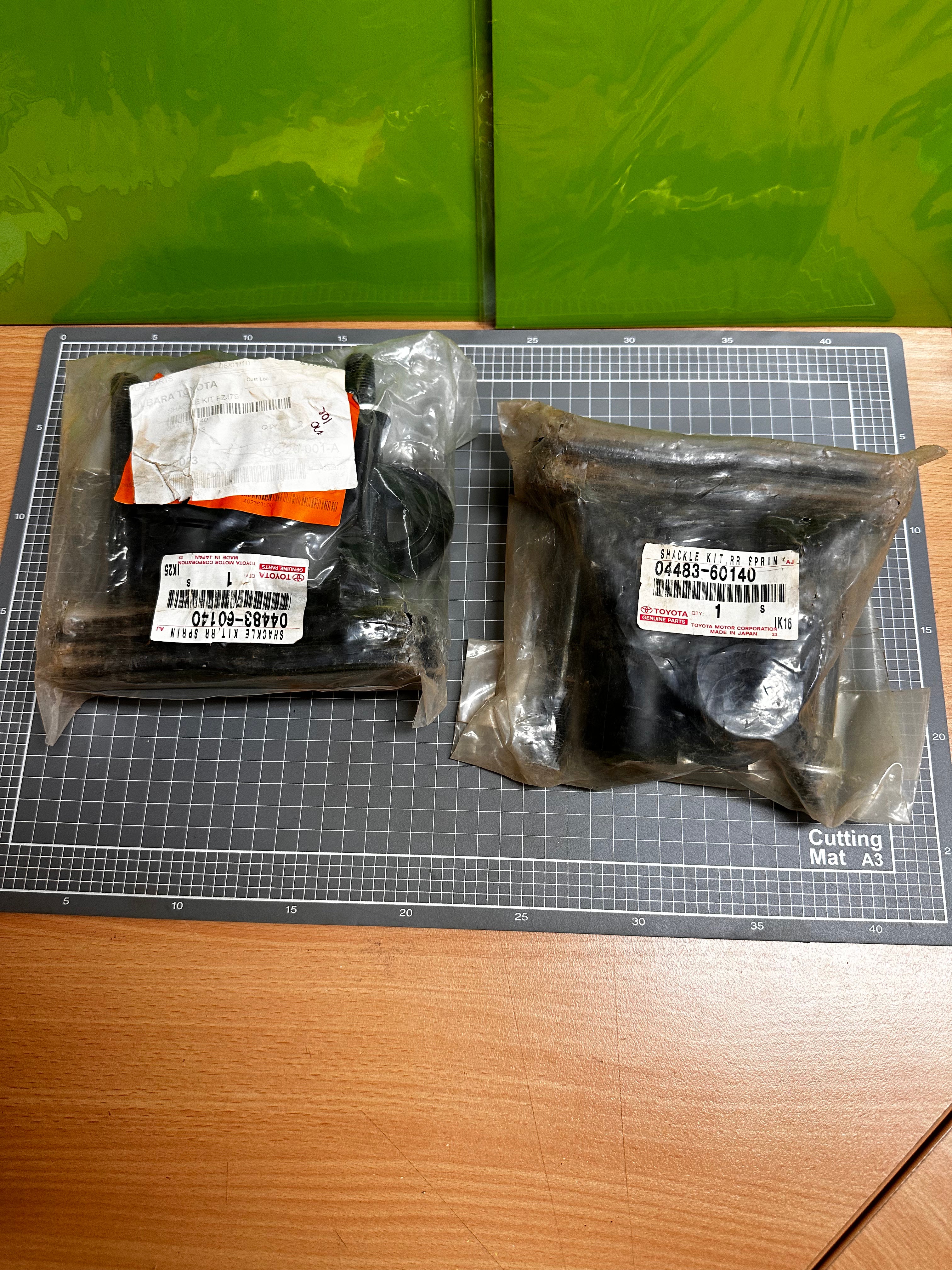 TOYOTA 04483-60140 RR Rear Spring Shackle Kit | Mining & Industrial Surplus