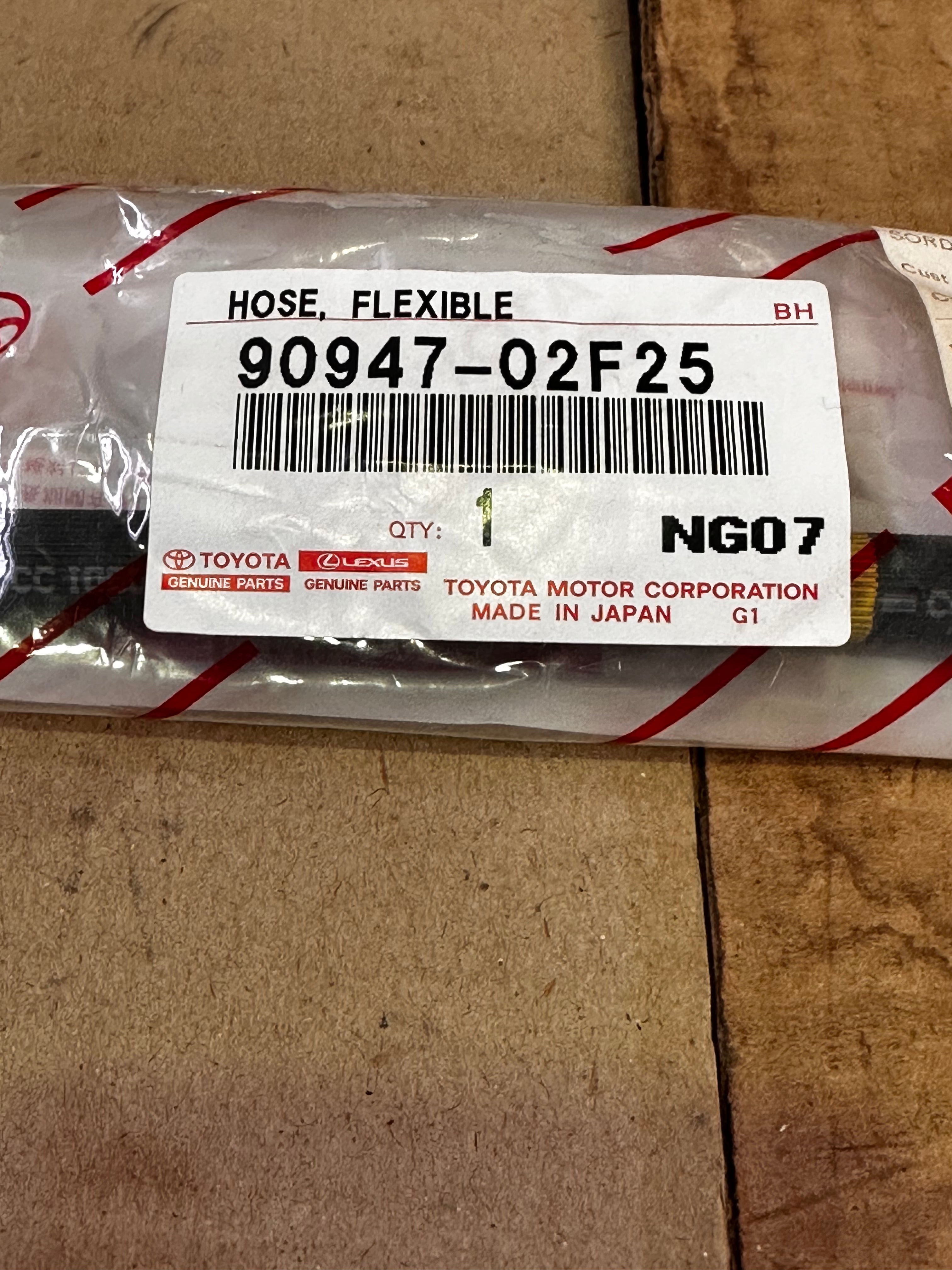 TOYOTA Hose, Flexible 90947-02F25 | Mining & Industrial Surplus