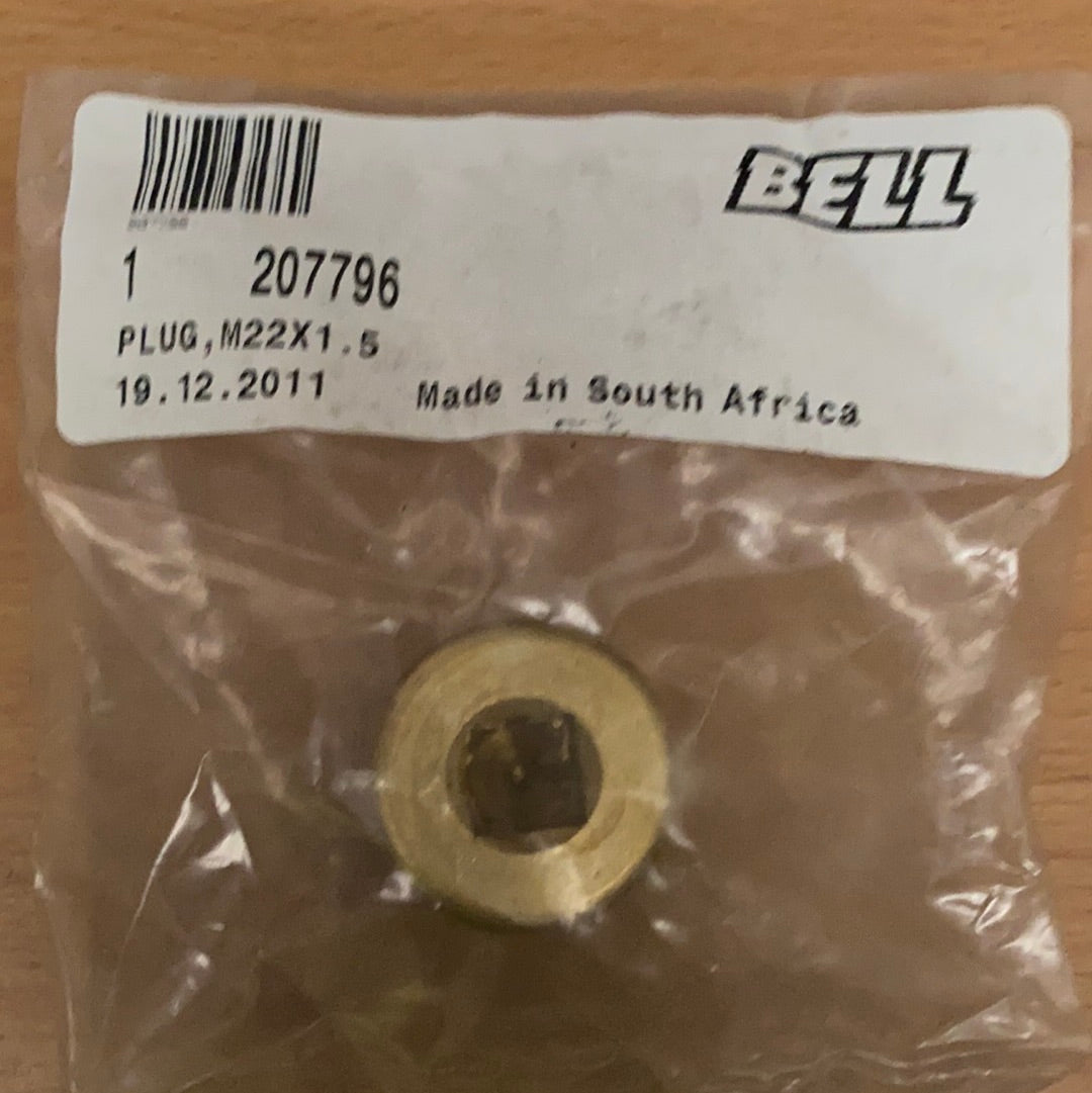 BELL BRASS PLUG | Mining & Industrial Surplus