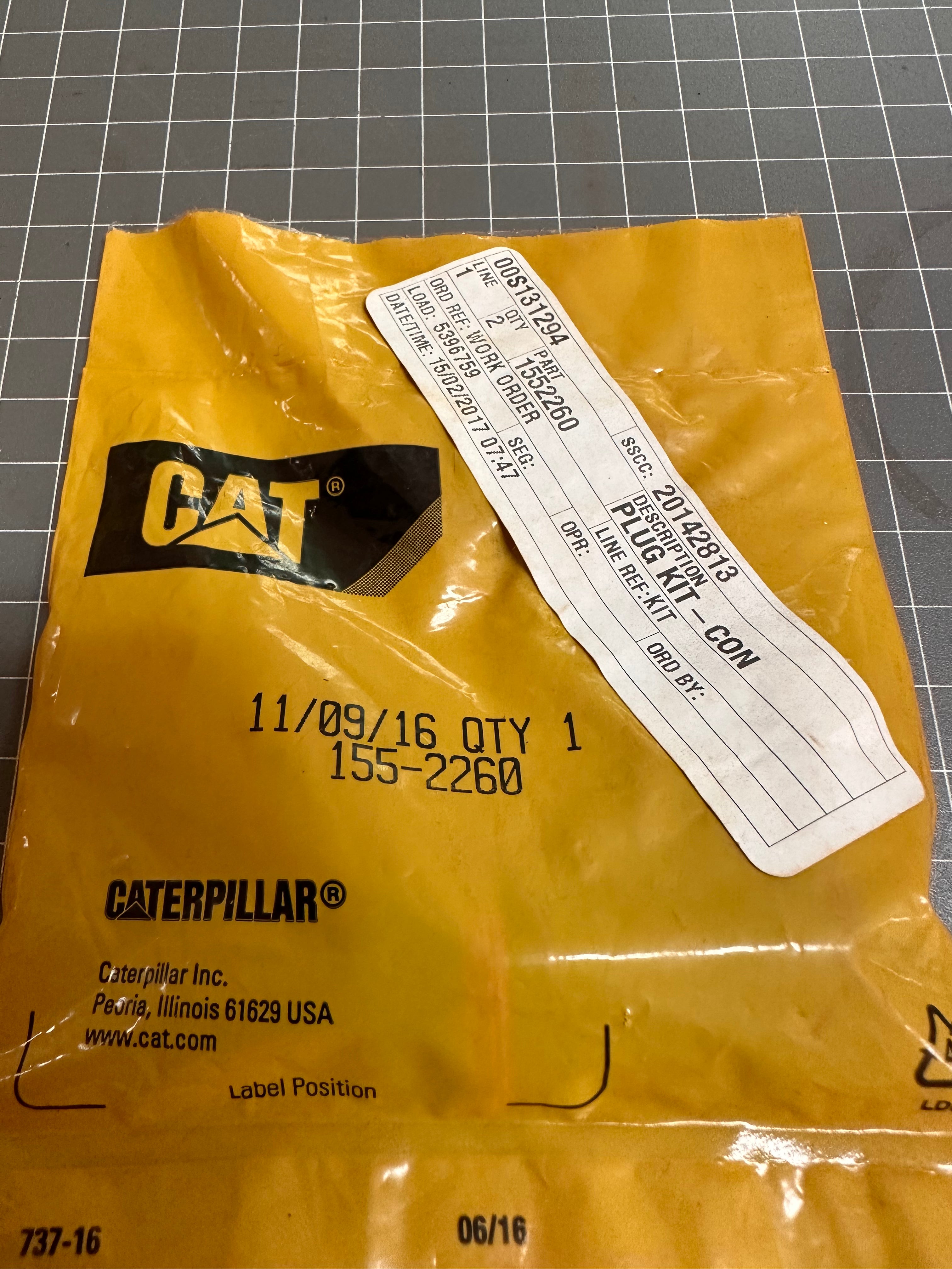 CAT 155-2260 Plug Kit-Con | Mining & Industrial Surplus
